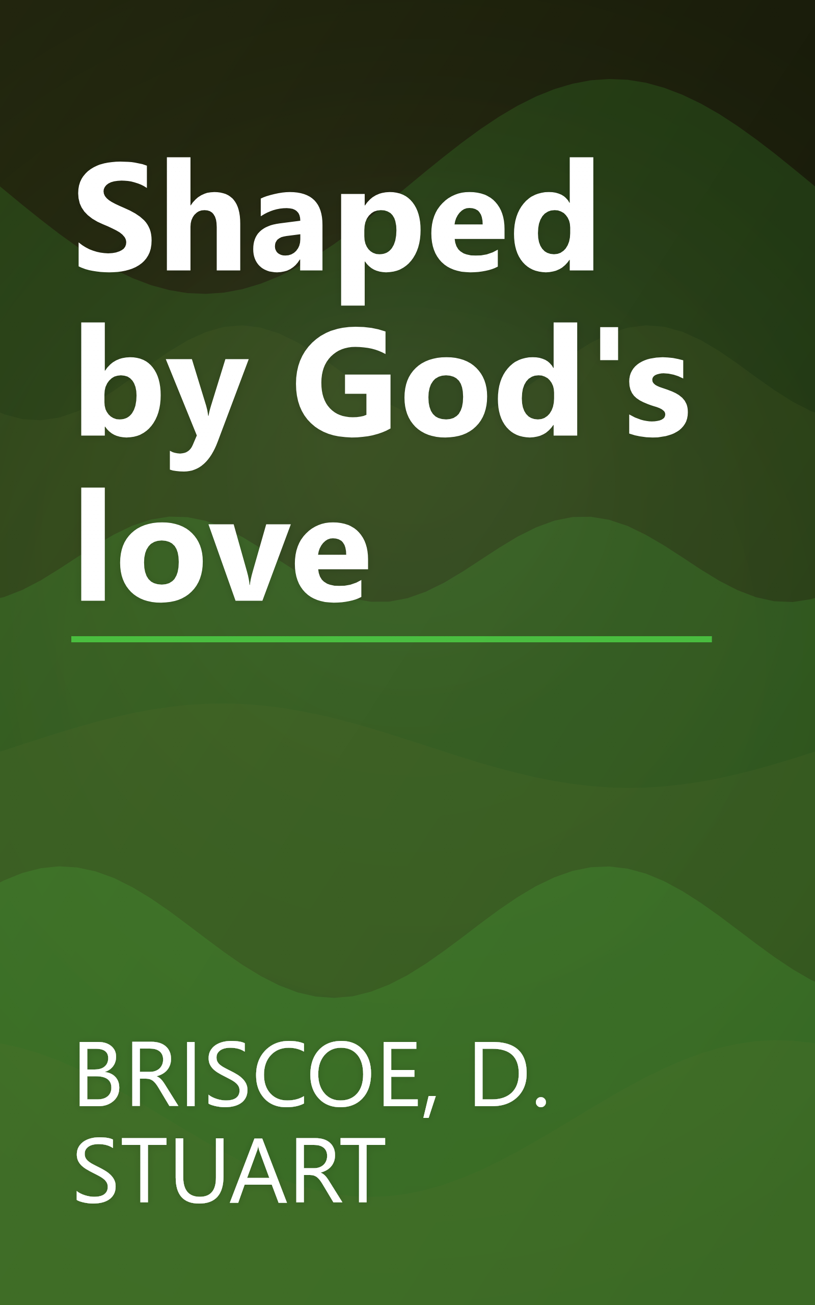 Shaped by God's love book cover
