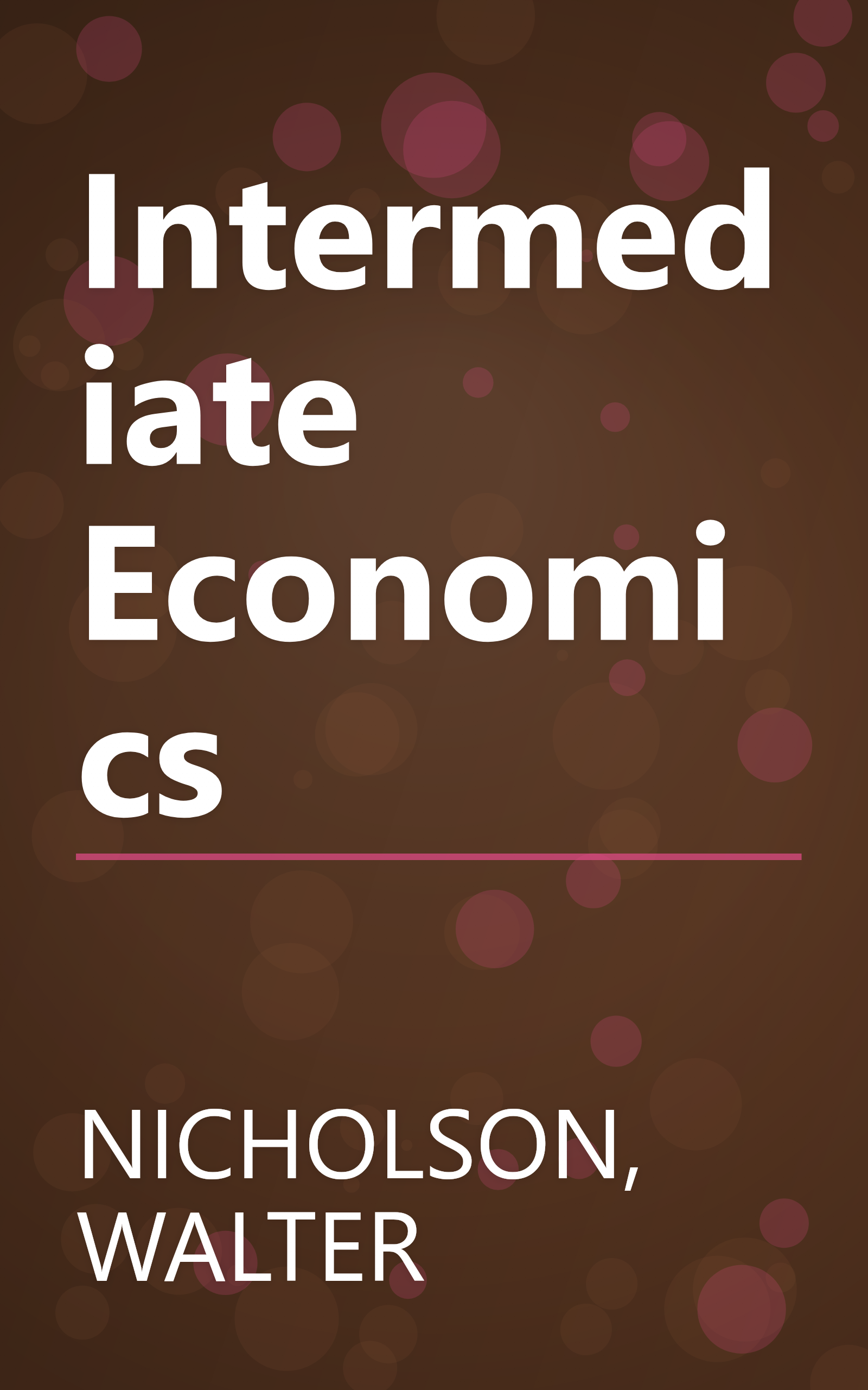 Intermediate Economics book cover