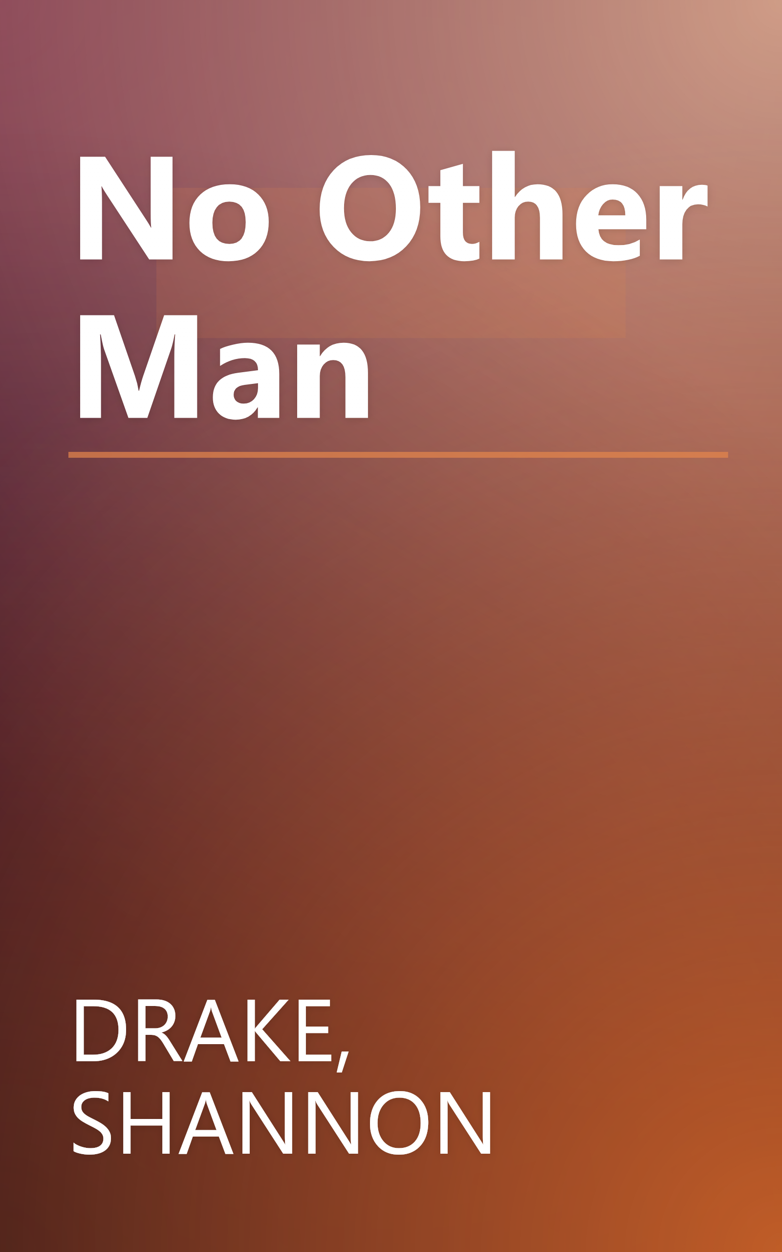 No Other Man book cover