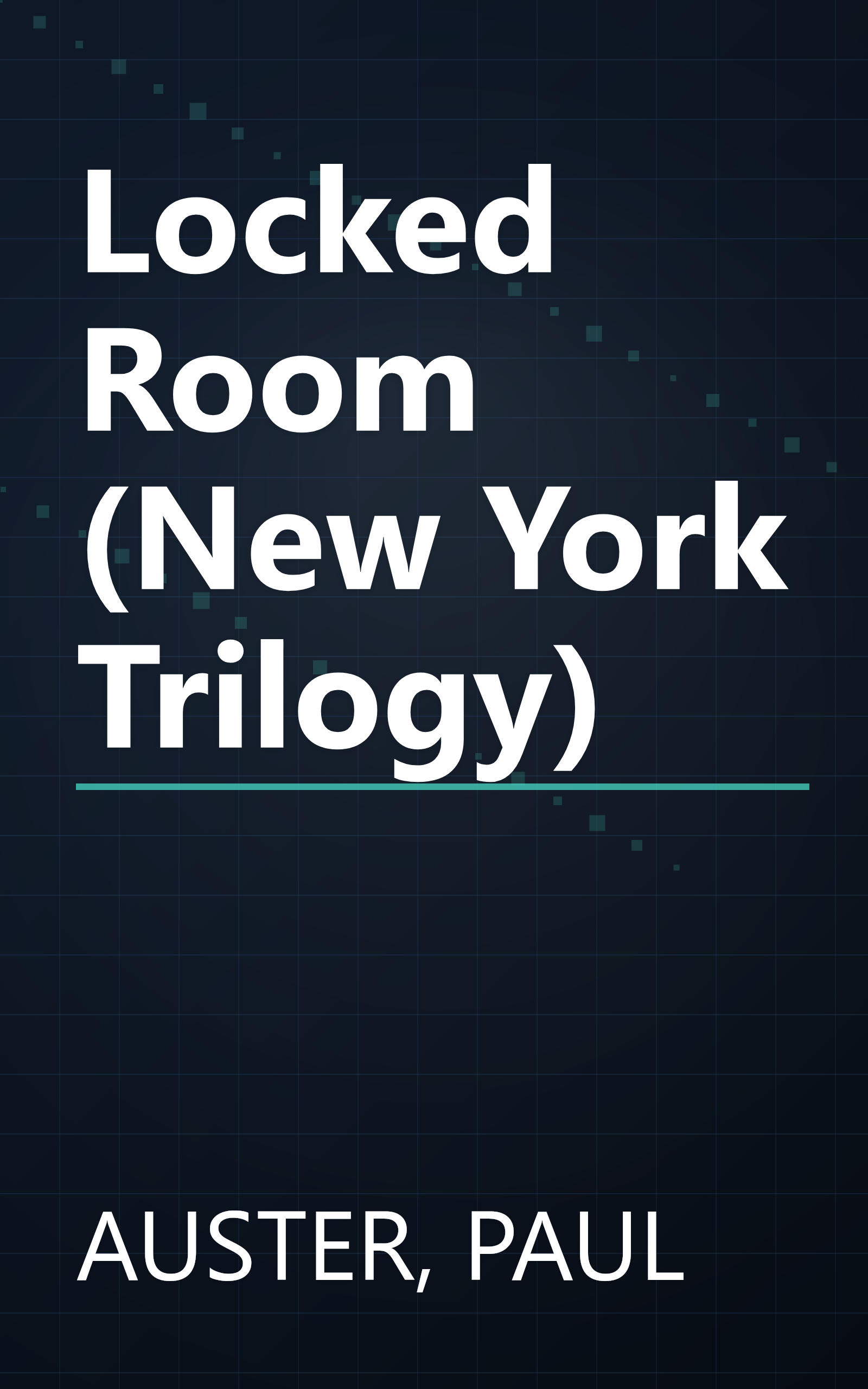 Locked Room (New York Trilogy) book cover
