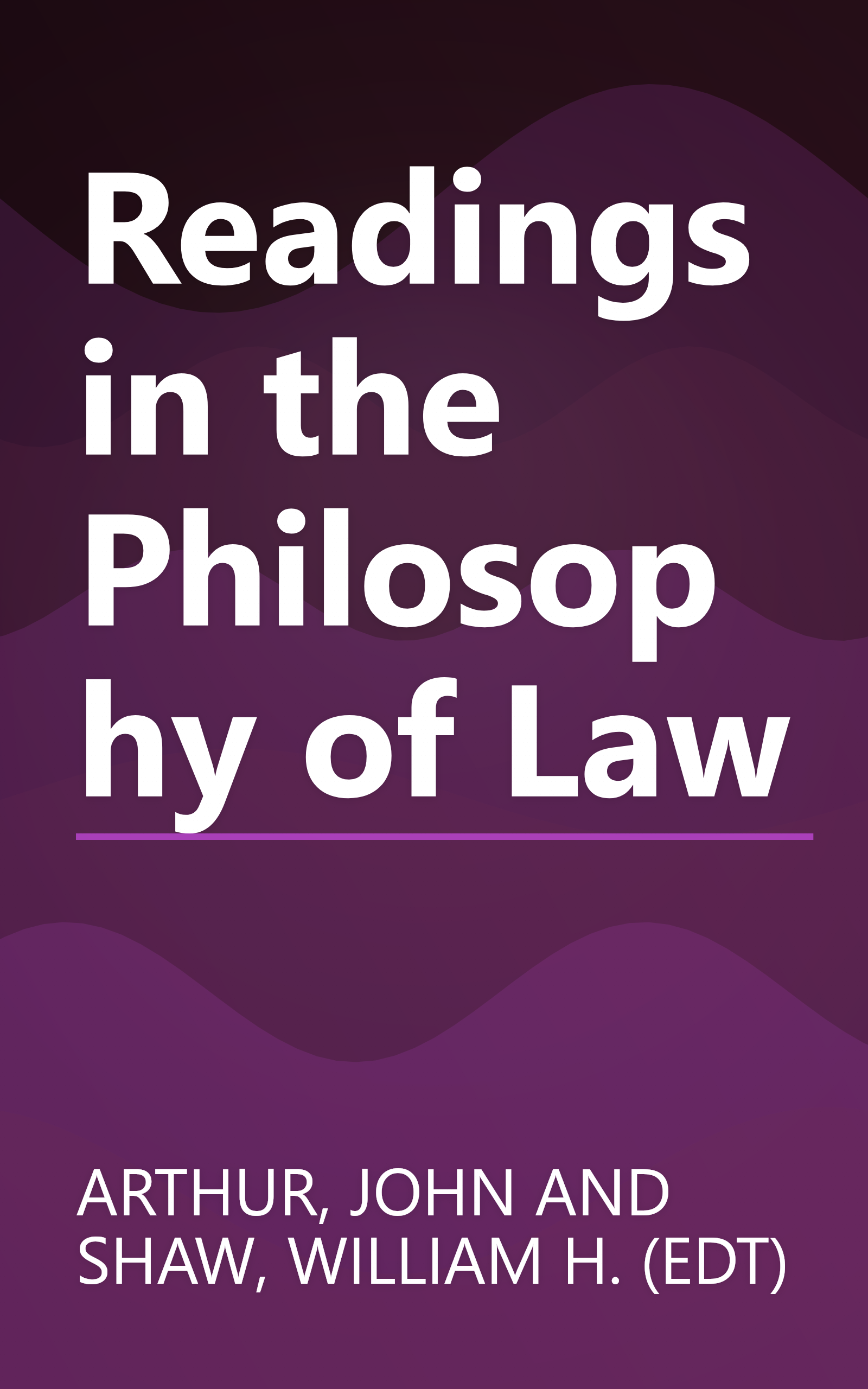 Readings in the Philosophy of Law book cover