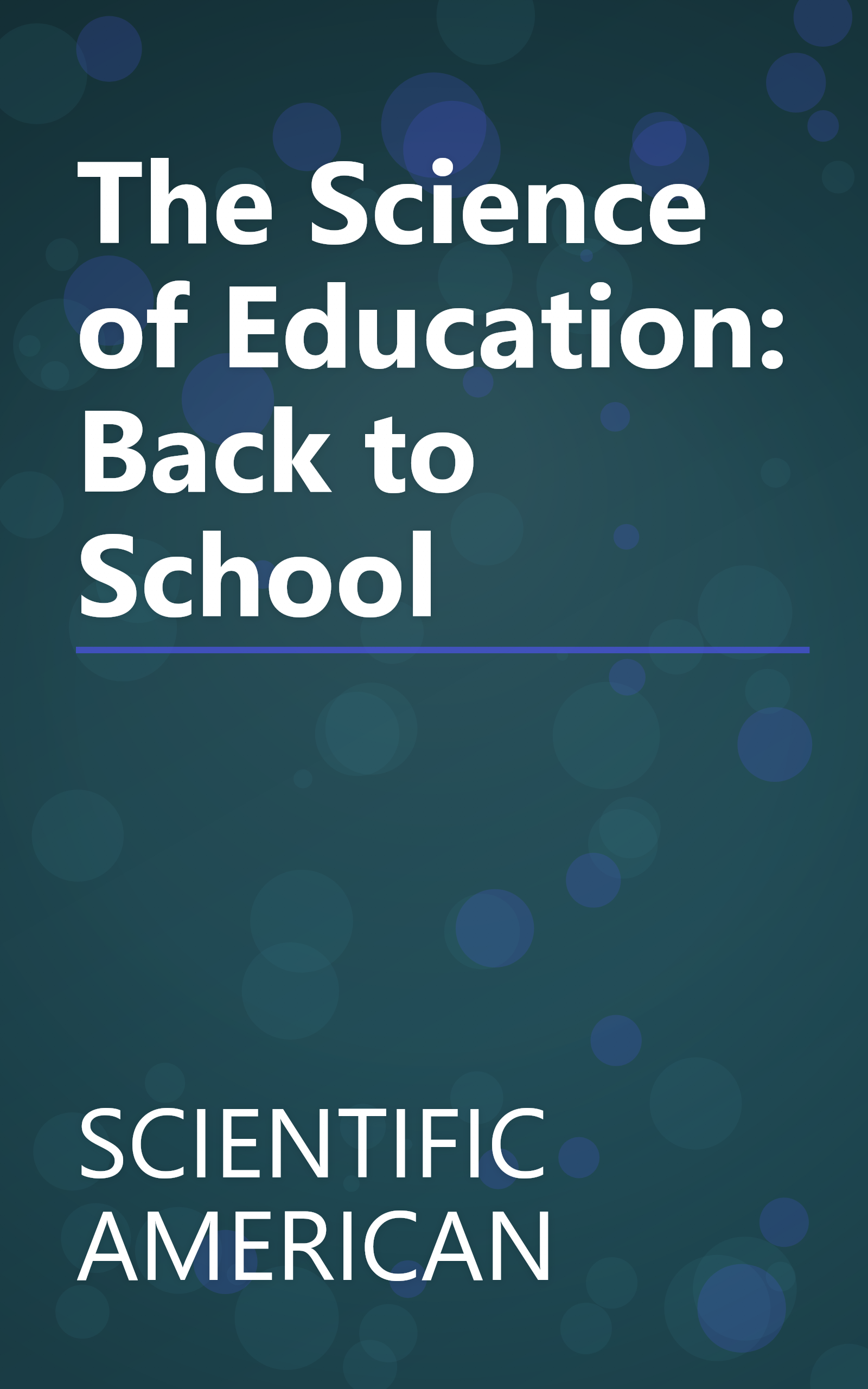 The Science of Education: Back to School book cover