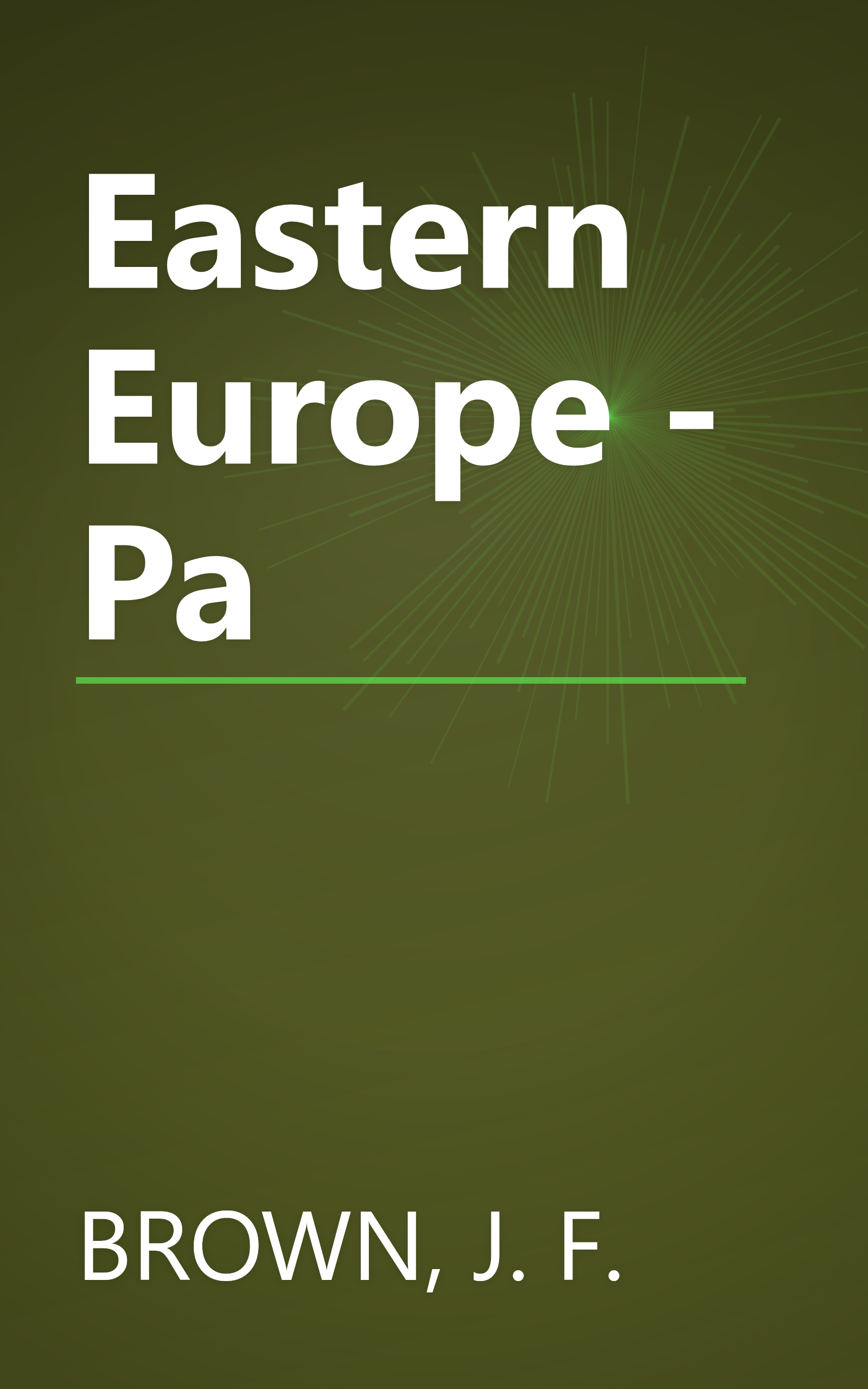 Eastern Europe - Pa book cover