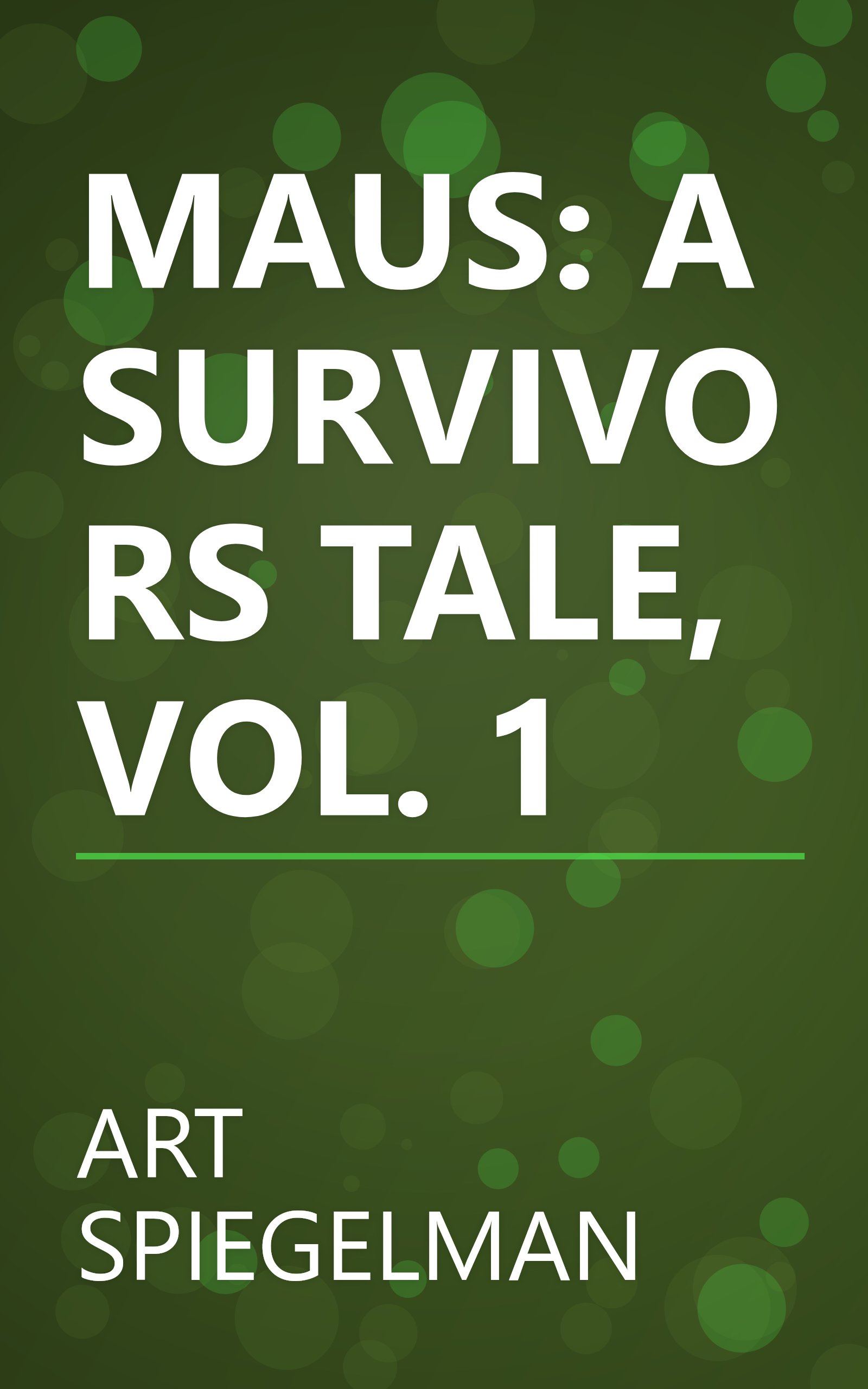MAUS: A SURVIVORS TALE, VOL. 1 book cover