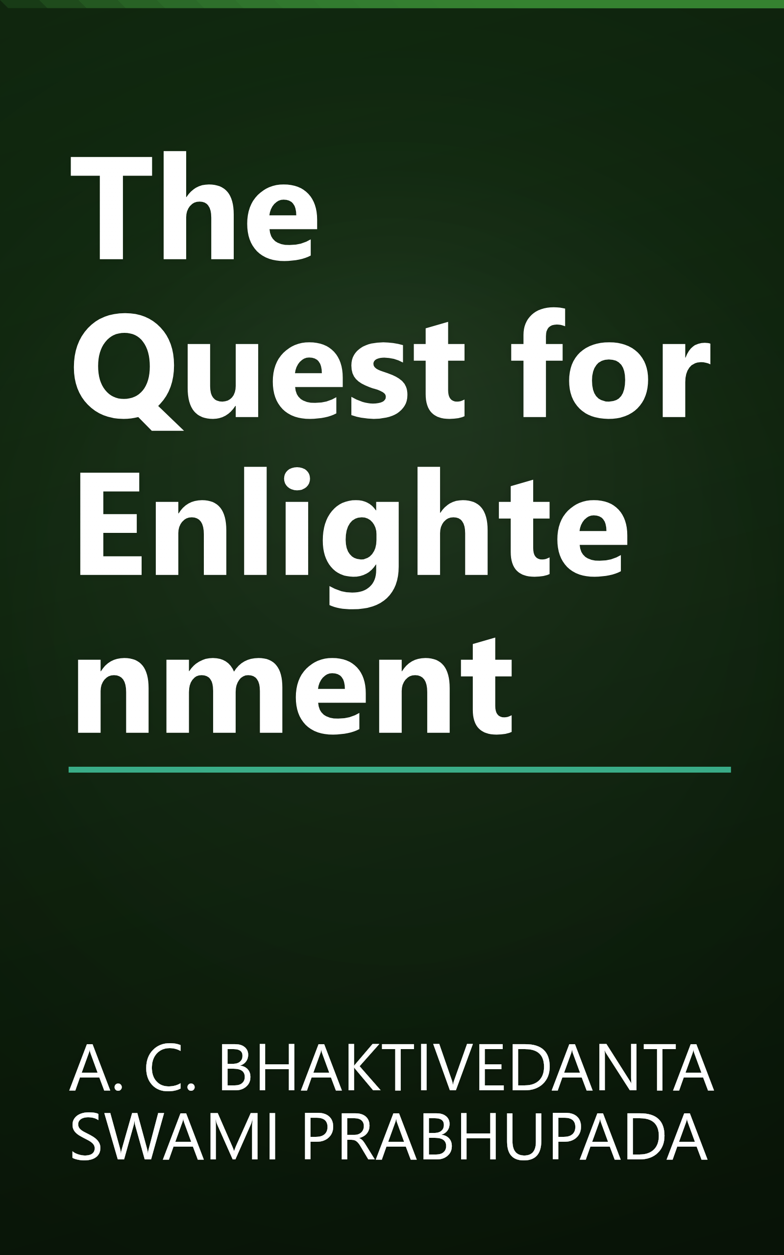 The Quest for Enlightenment book cover
