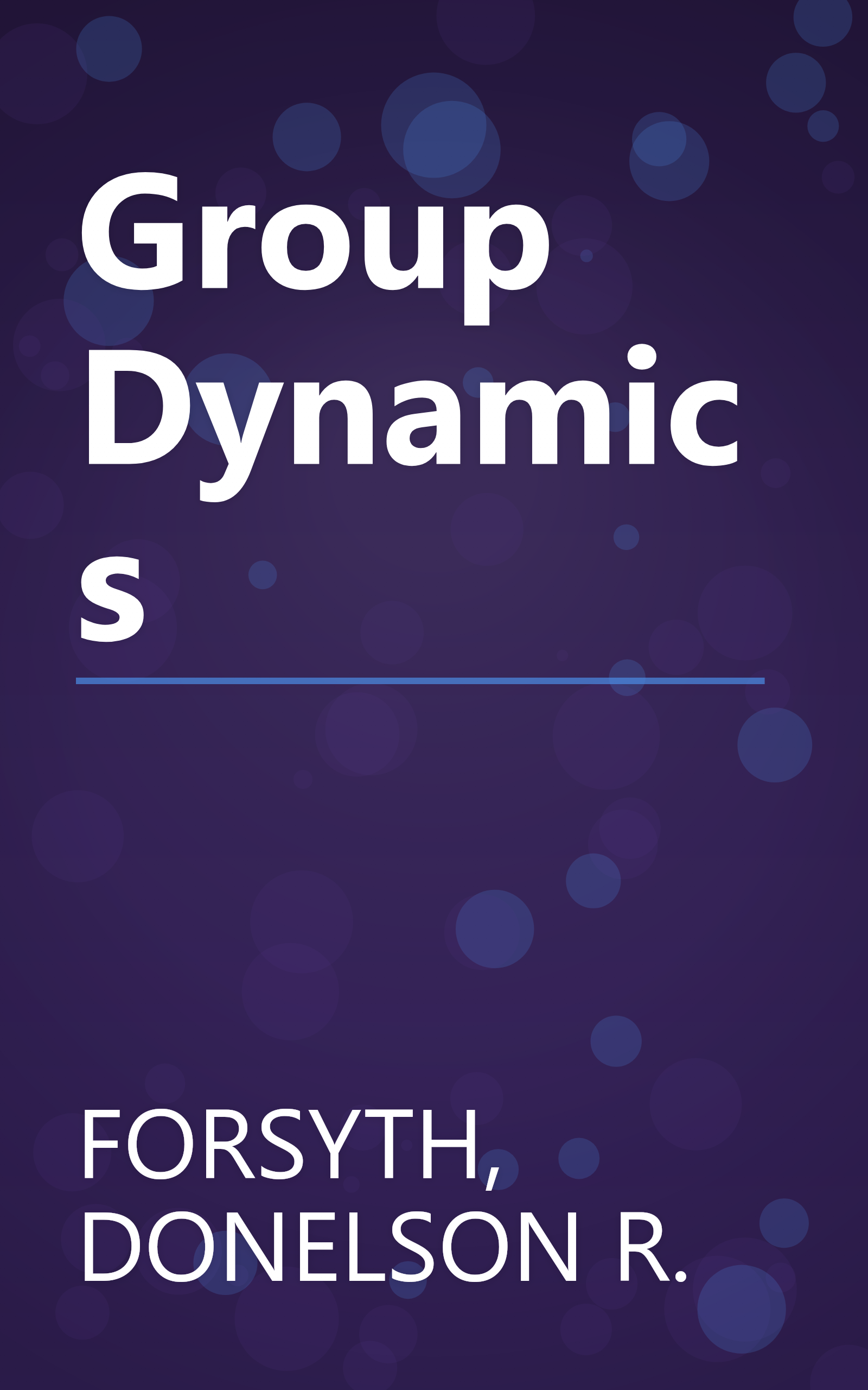 Group Dynamics book cover
