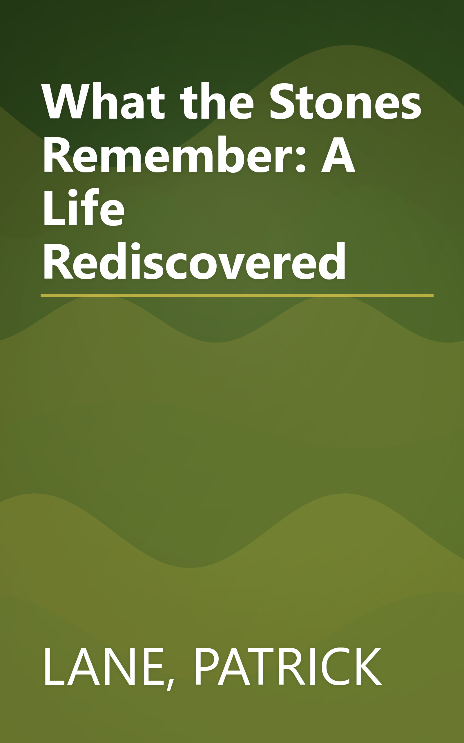 What the Stones Remember: A Life Rediscovered book cover