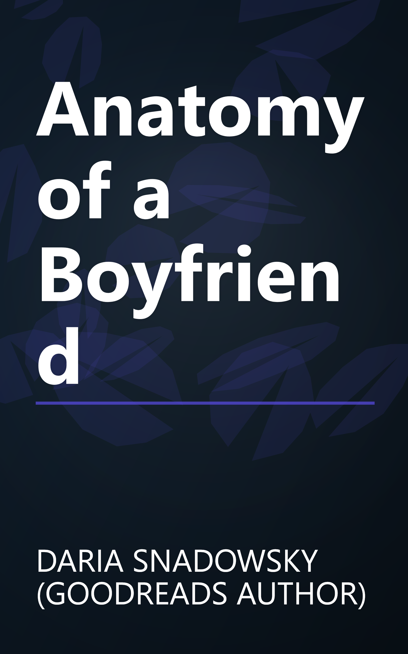Anatomy of a Boyfriend book cover