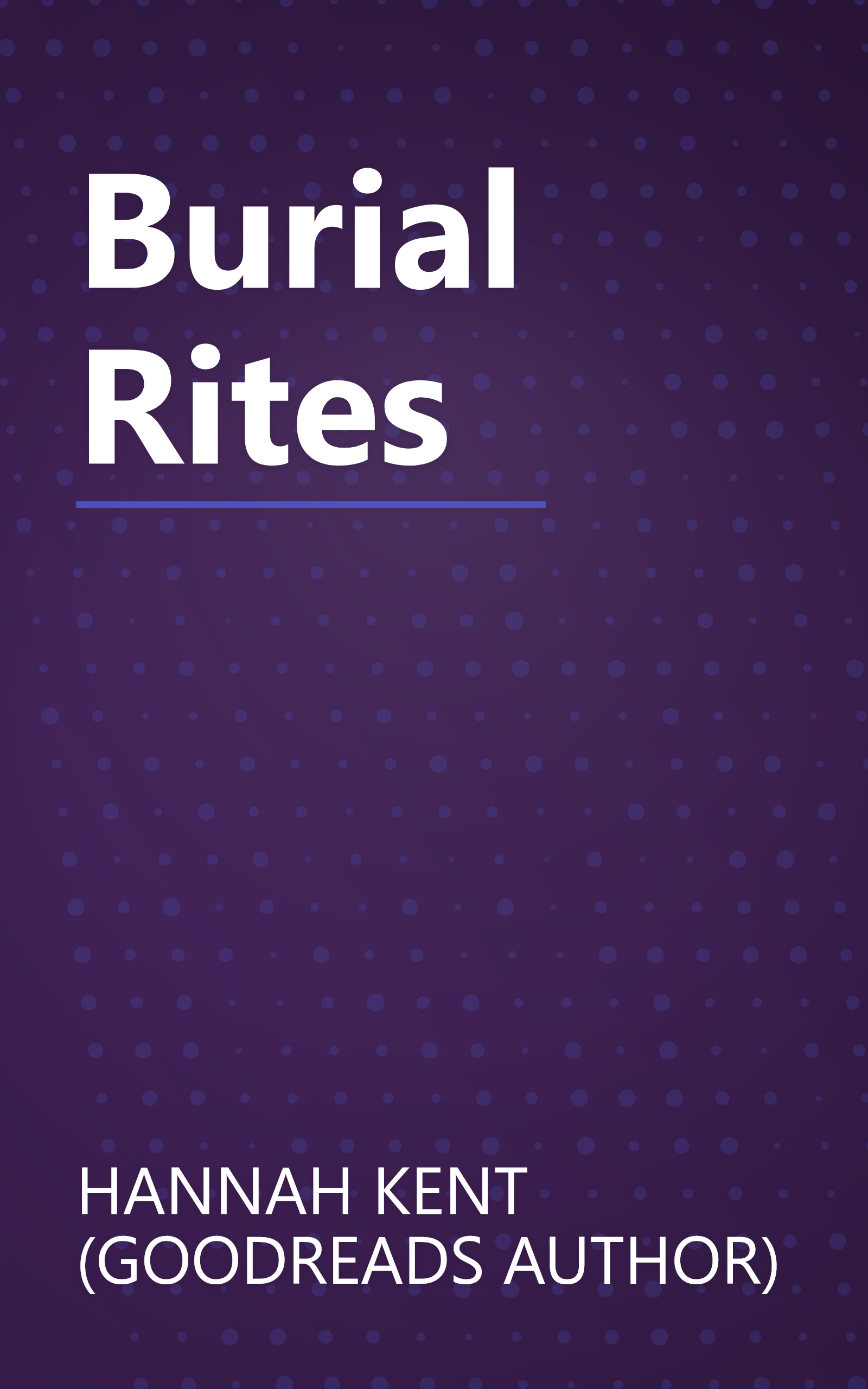Burial Rites book cover