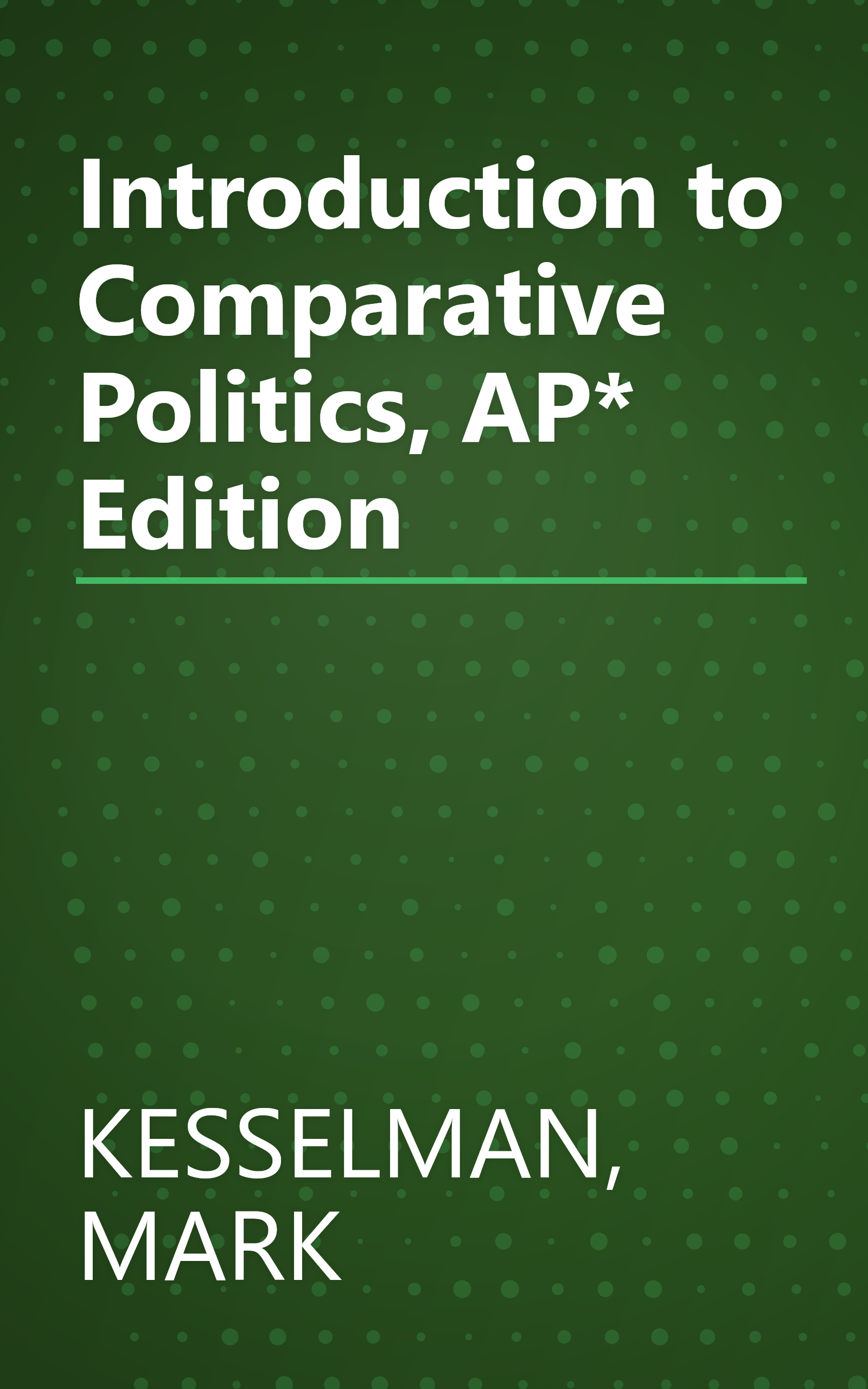 Introduction to Comparative Politics, AP* Edition book cover
