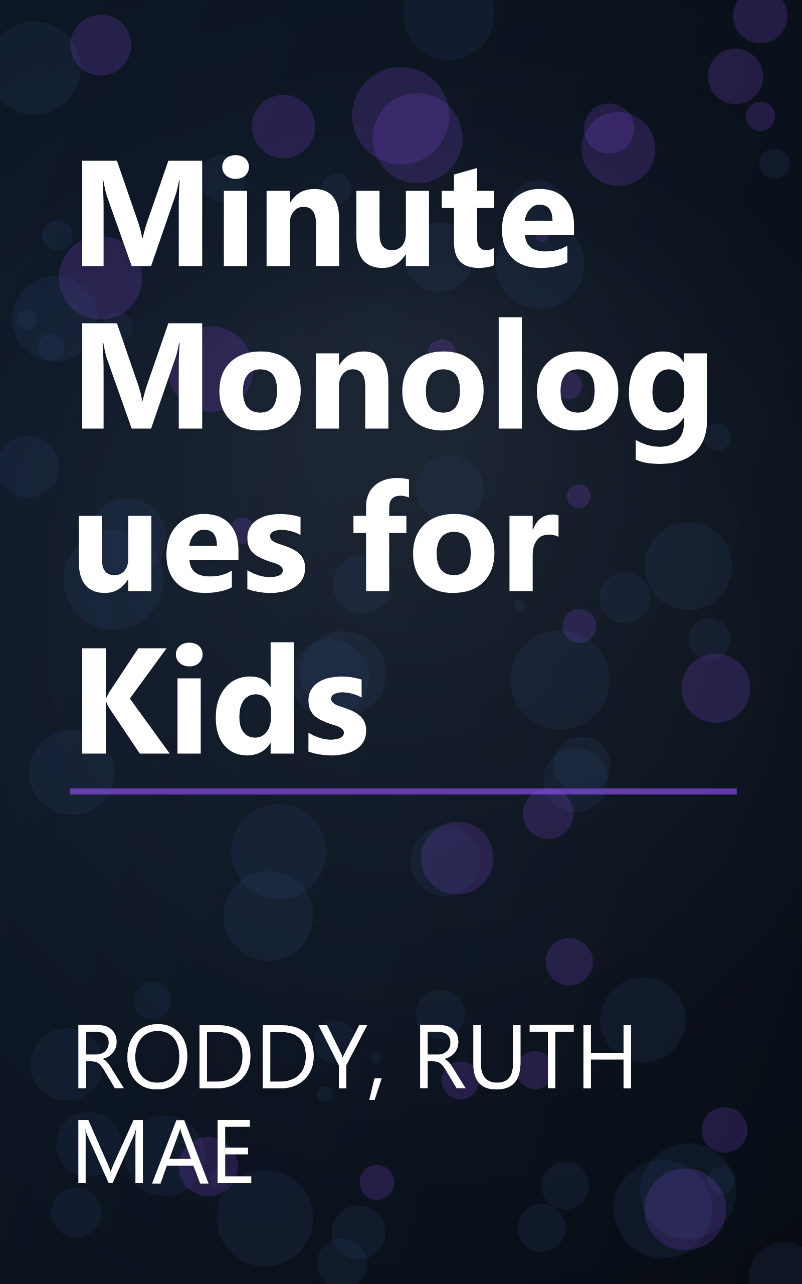 Minute Monologues for Kids book cover