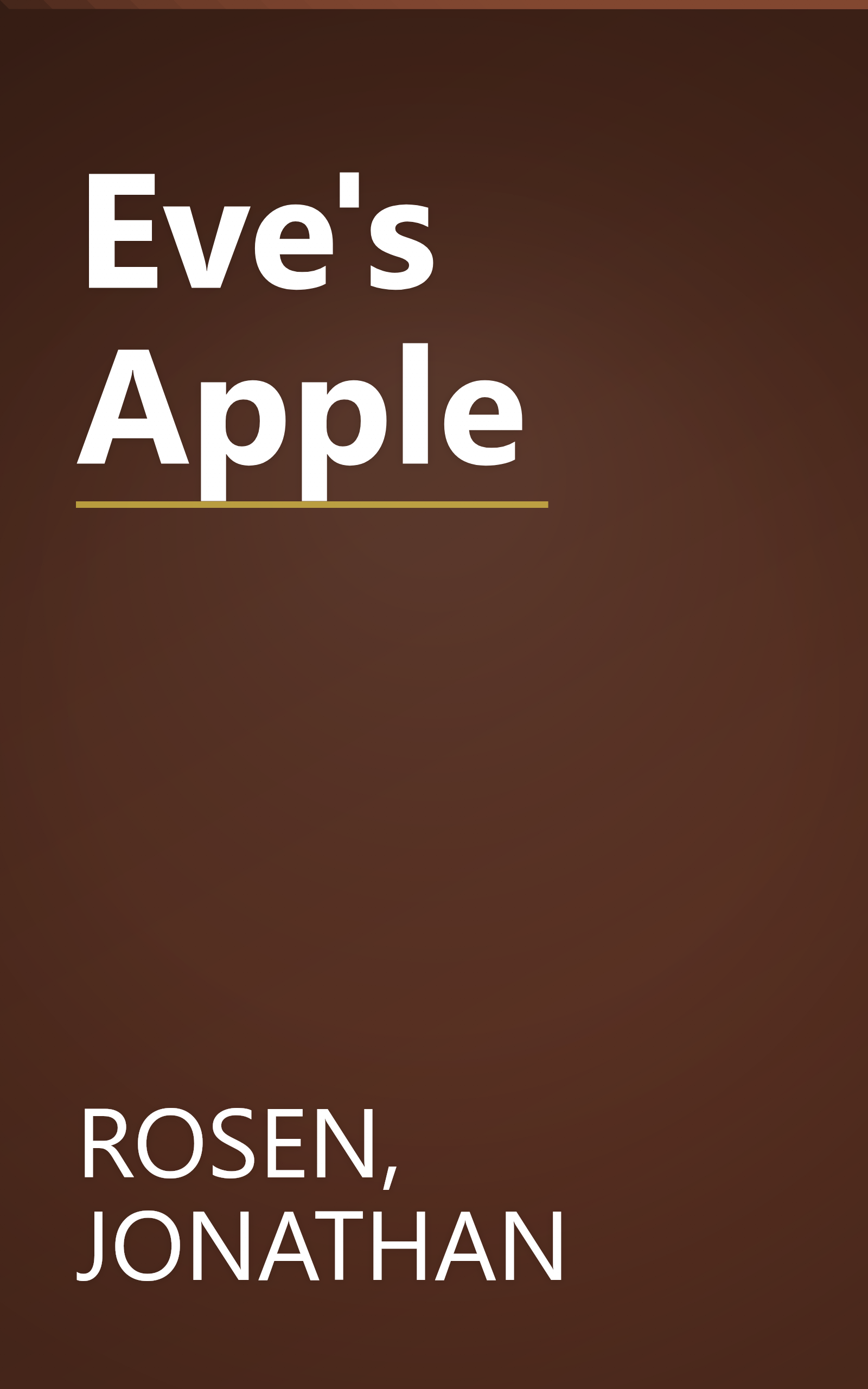 Eve's Apple book cover