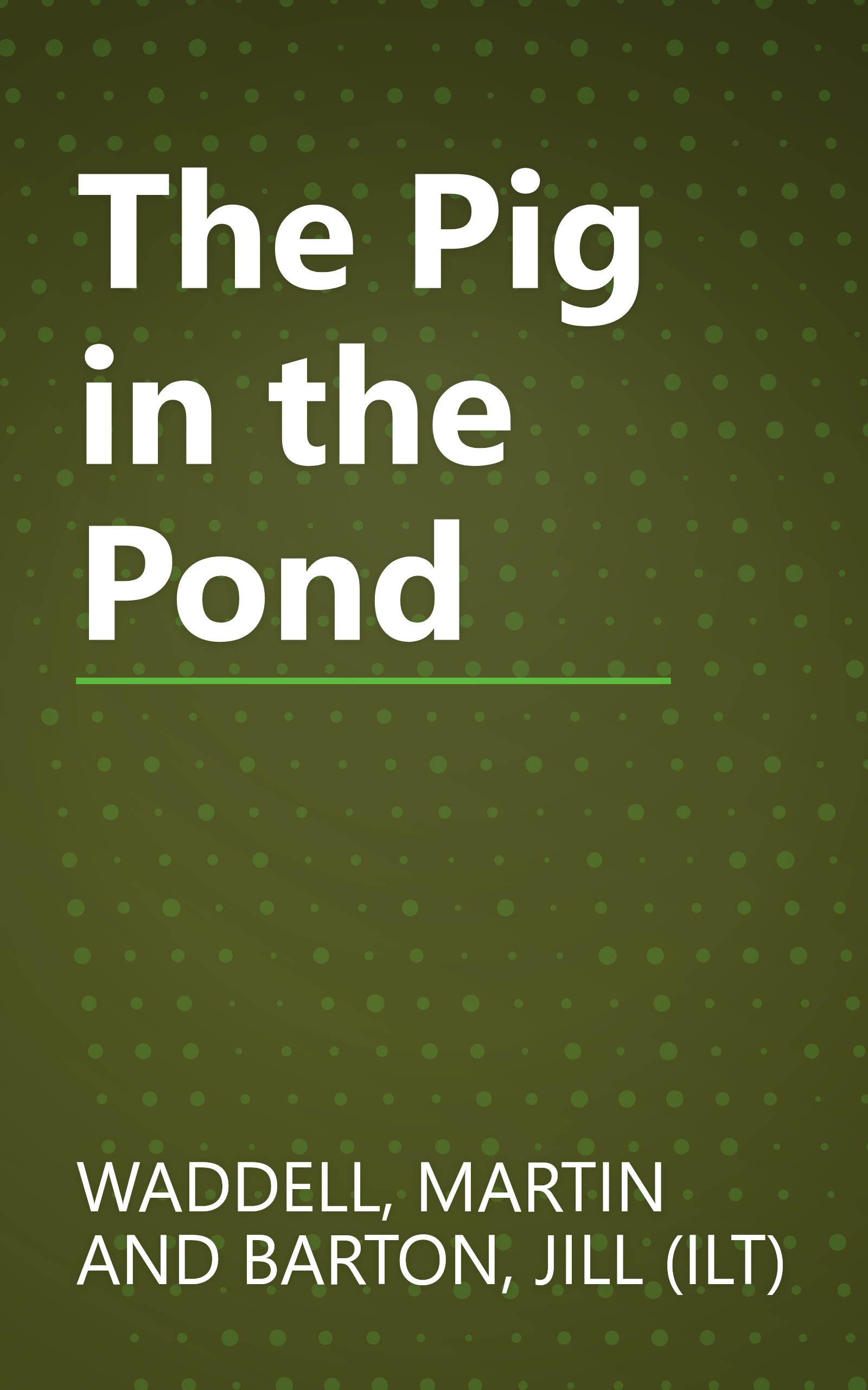The Pig in the Pond book cover