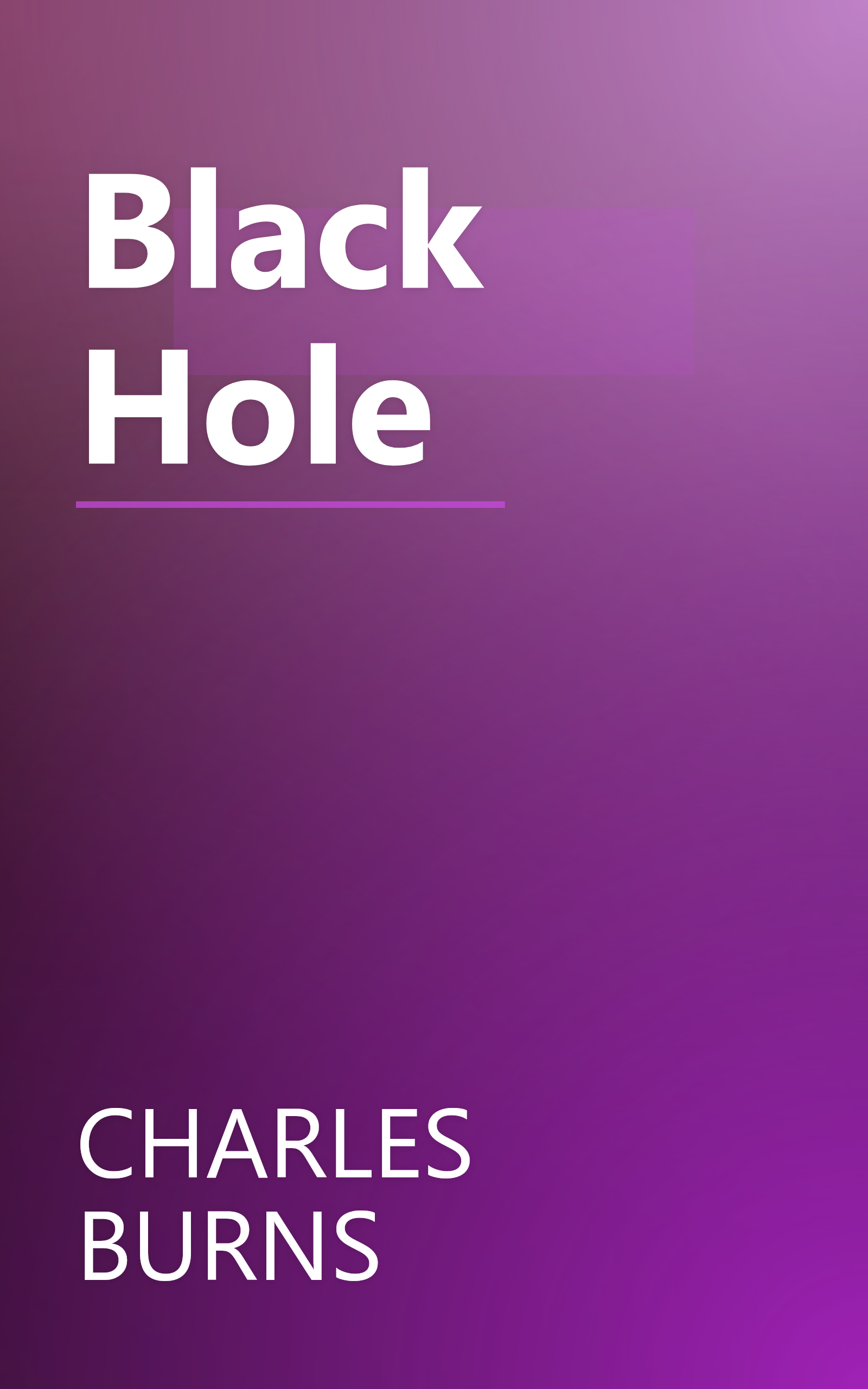 Black Hole book cover