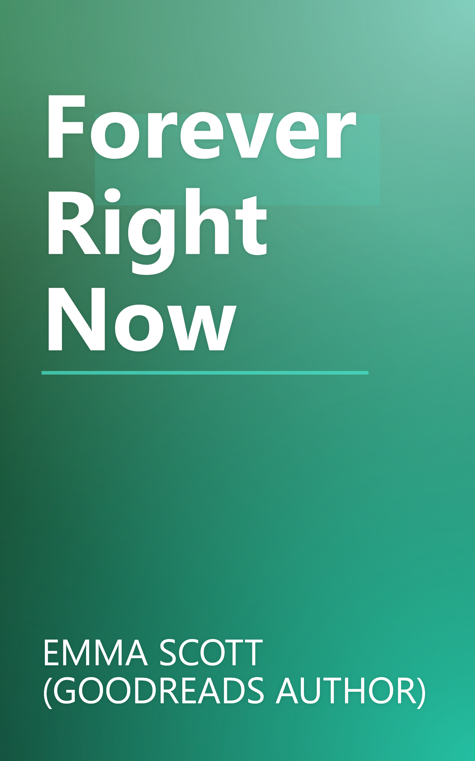 Forever Right Now book cover