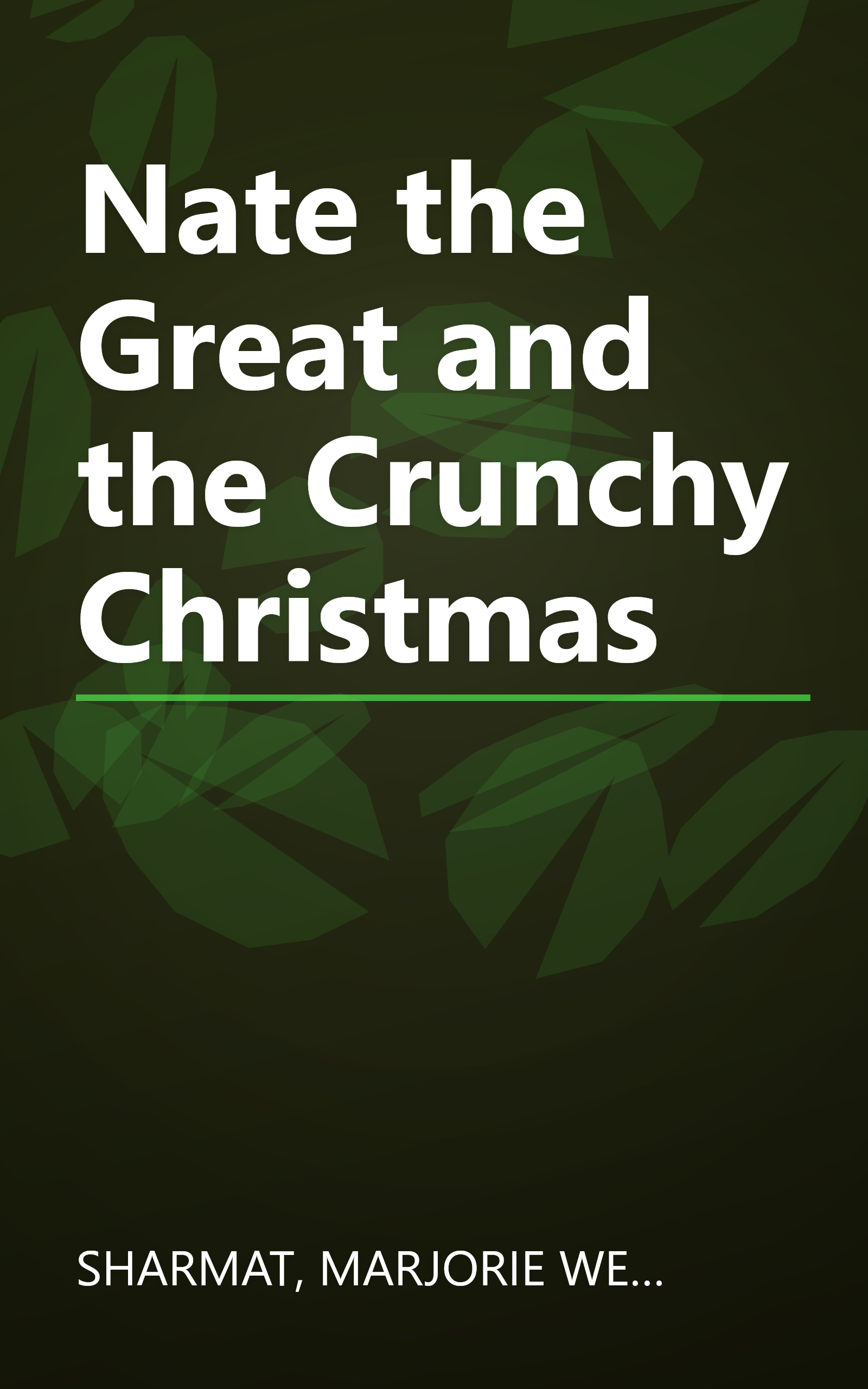 Nate the Great and the Crunchy Christmas book cover