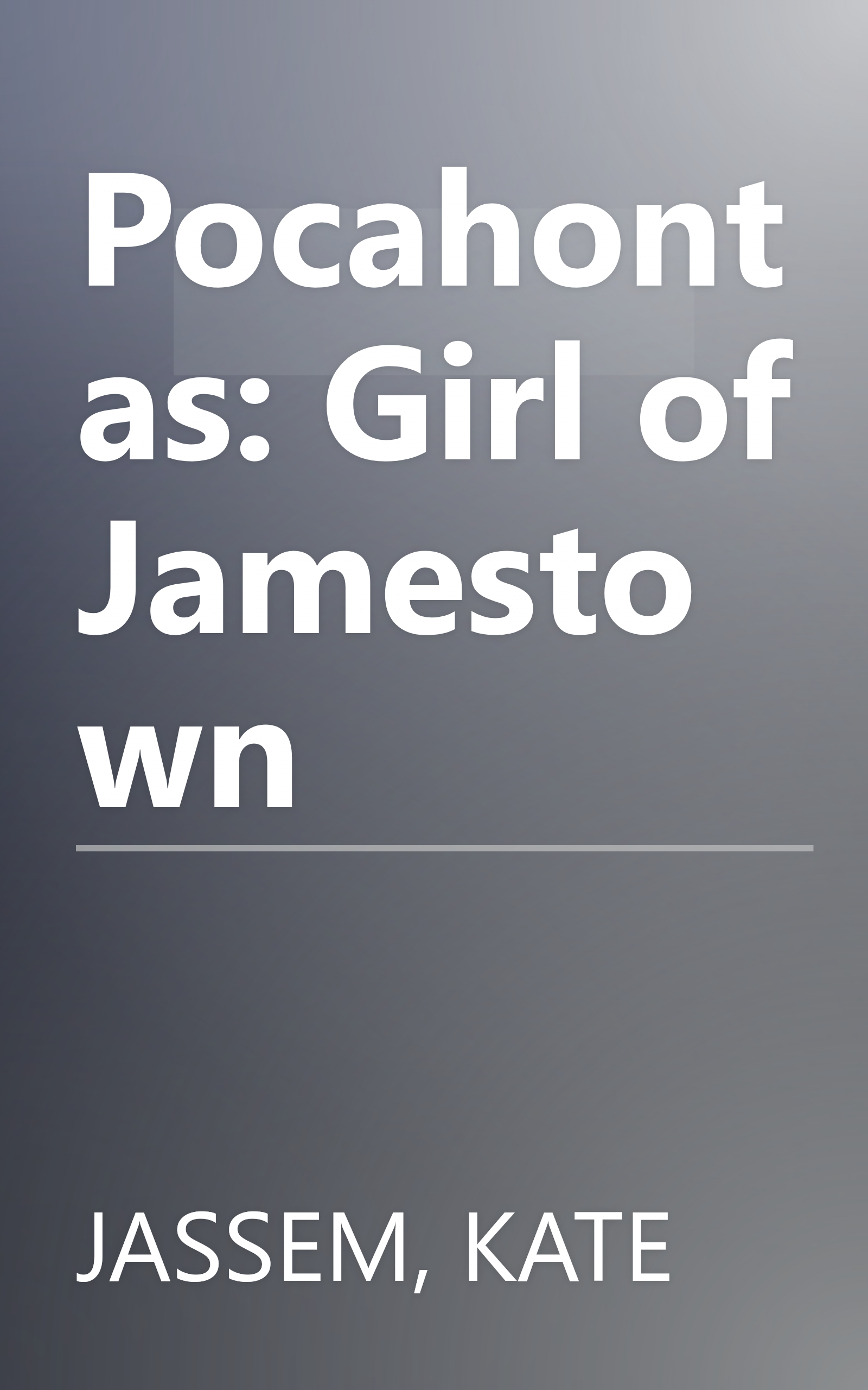 Pocahontas: Girl of Jamestown book cover