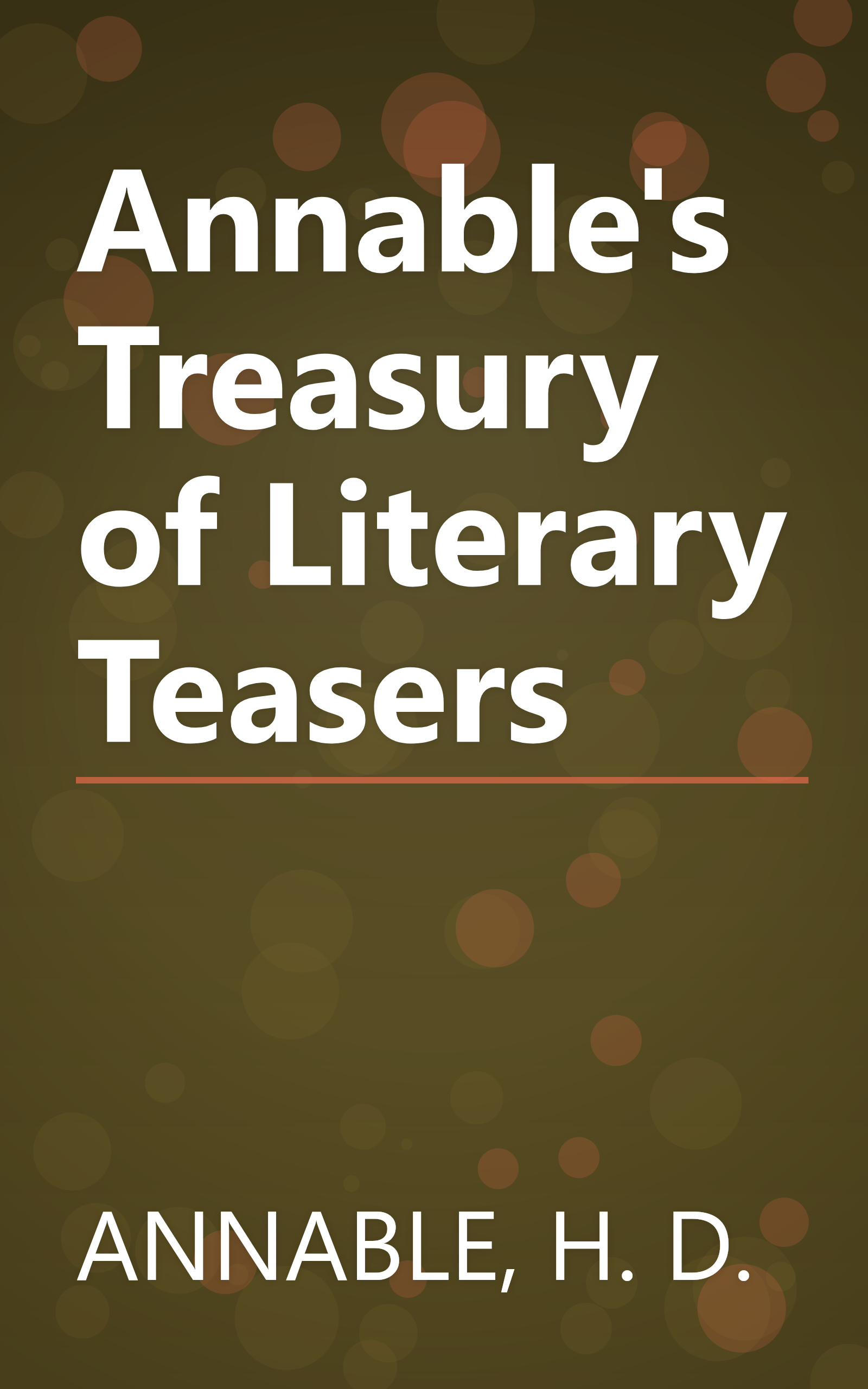 Annable's Treasury of Literary Teasers book cover