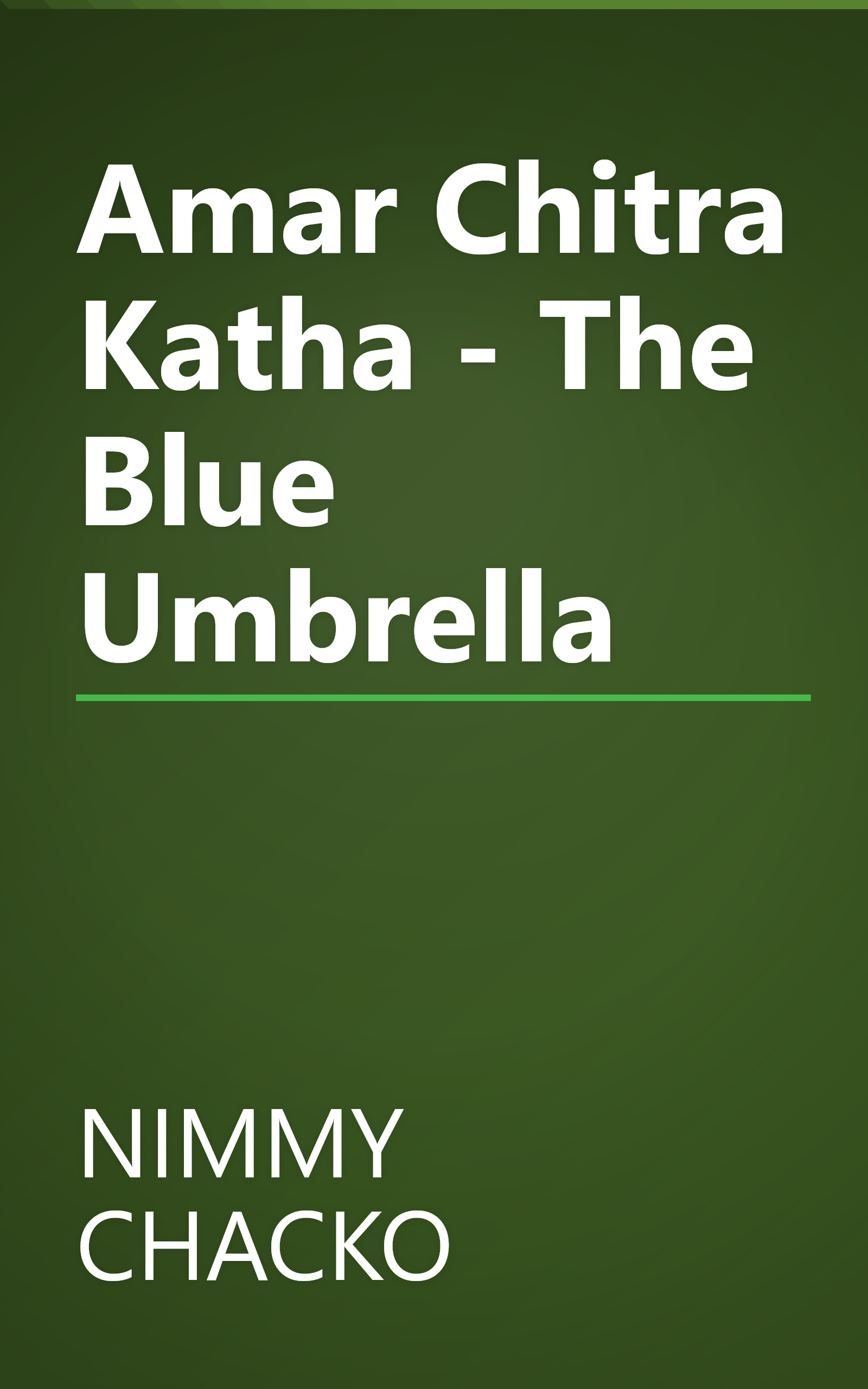 Amar Chitra Katha - The Blue Umbrella book cover
