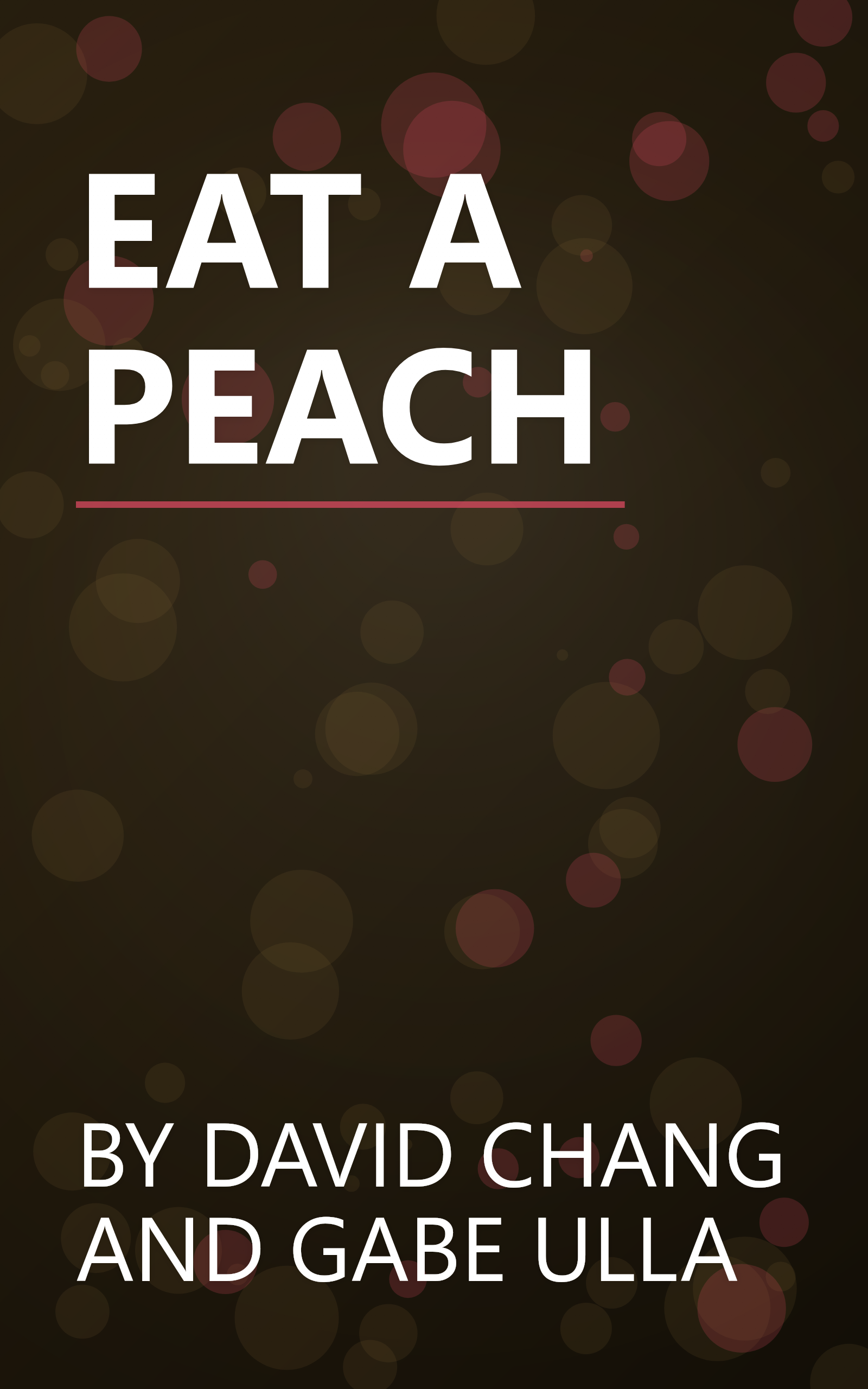 EAT A PEACH book cover