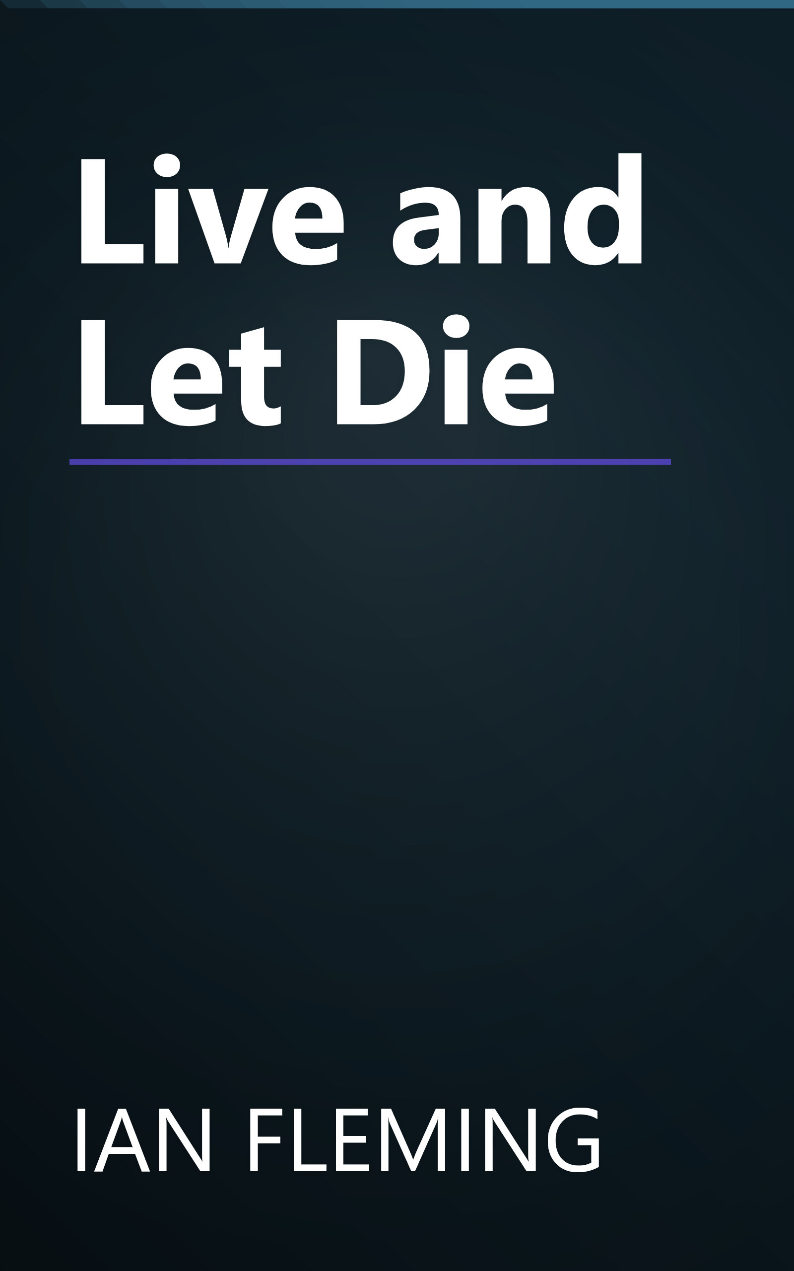 Live and Let Die book cover