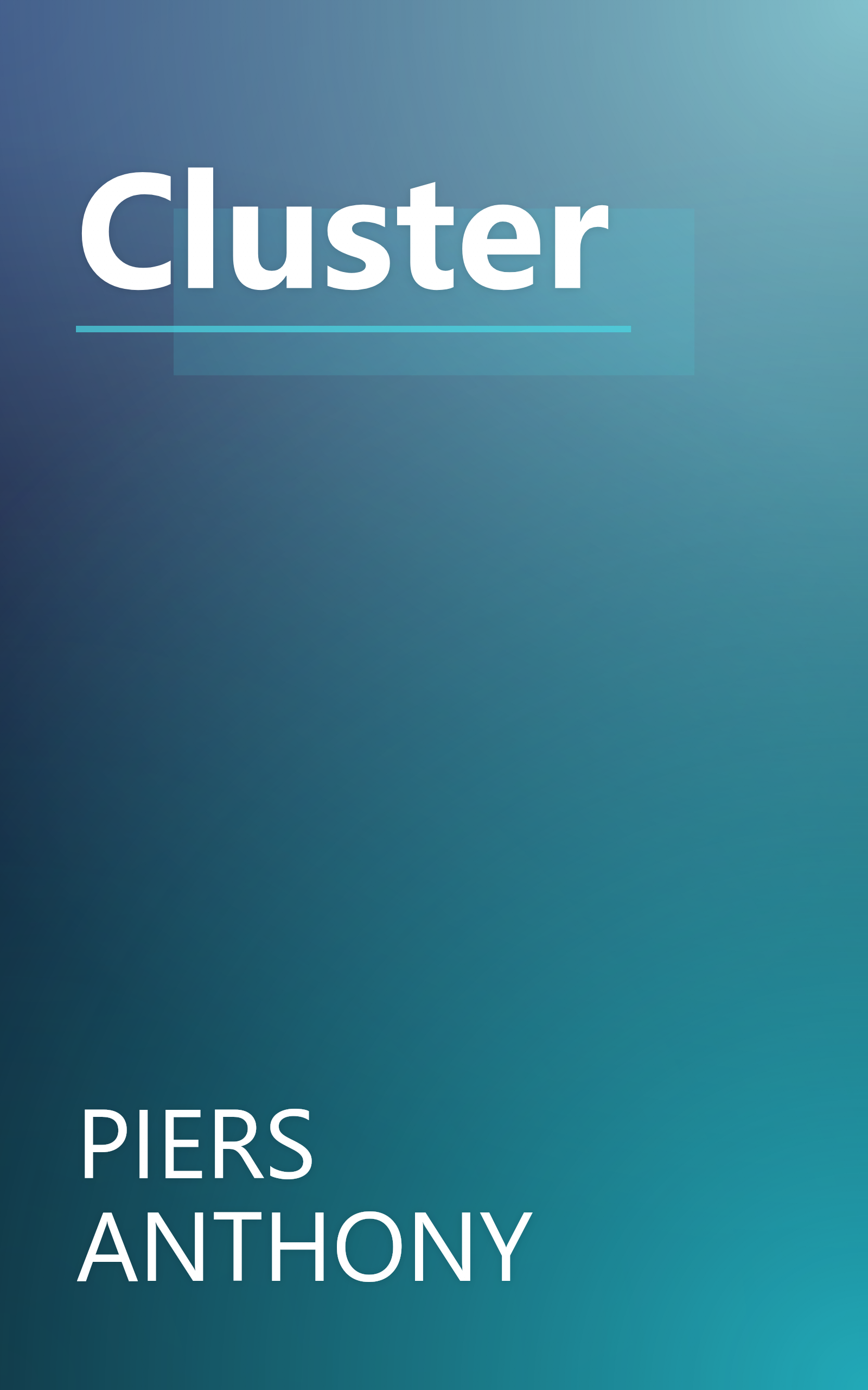 Cluster book cover