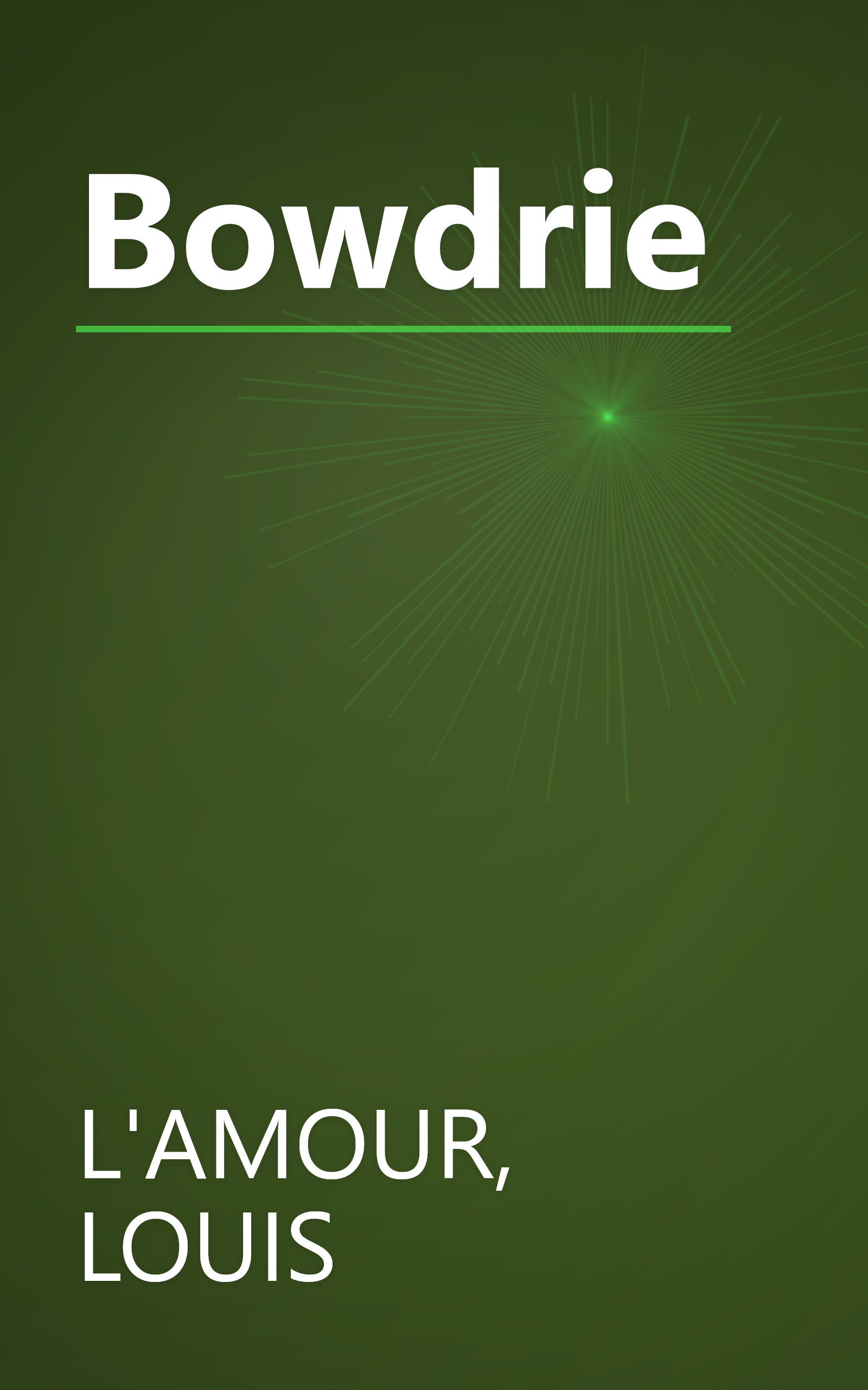 Bowdrie book cover