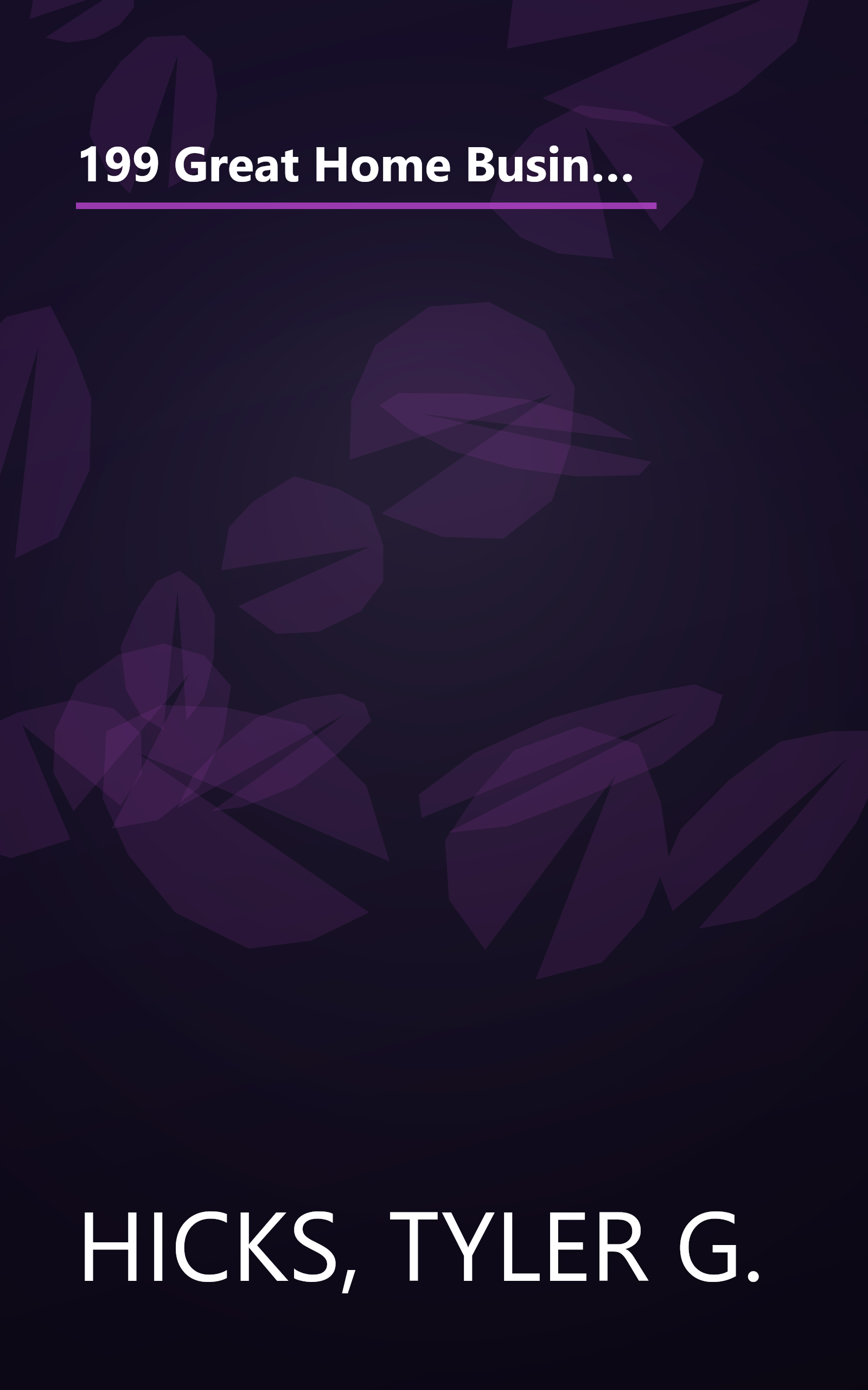 199 Great Home Businesses You Can Start (and Succeed In) for Under $1,000: How to Choose the Best Home Business for You Based on Your Personality Type book cover