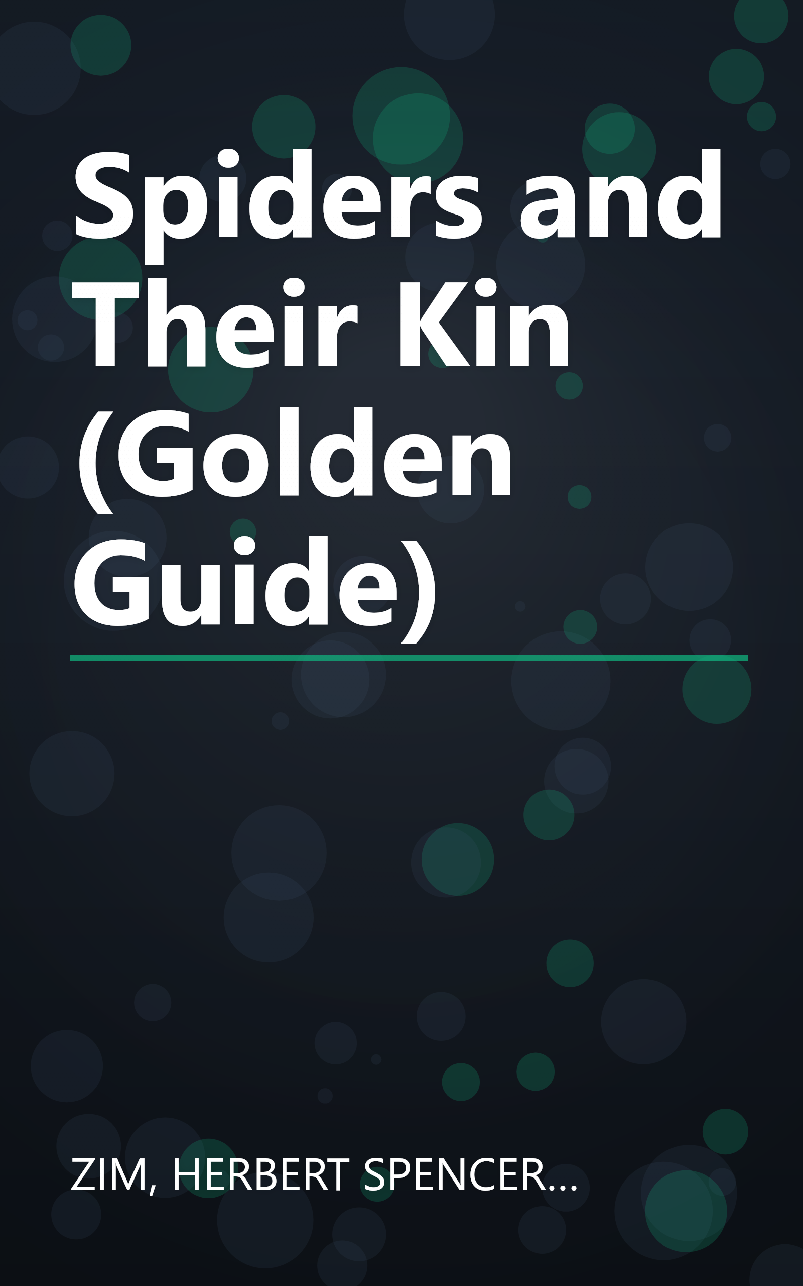 Spiders and Their Kin (Golden Guide) book cover