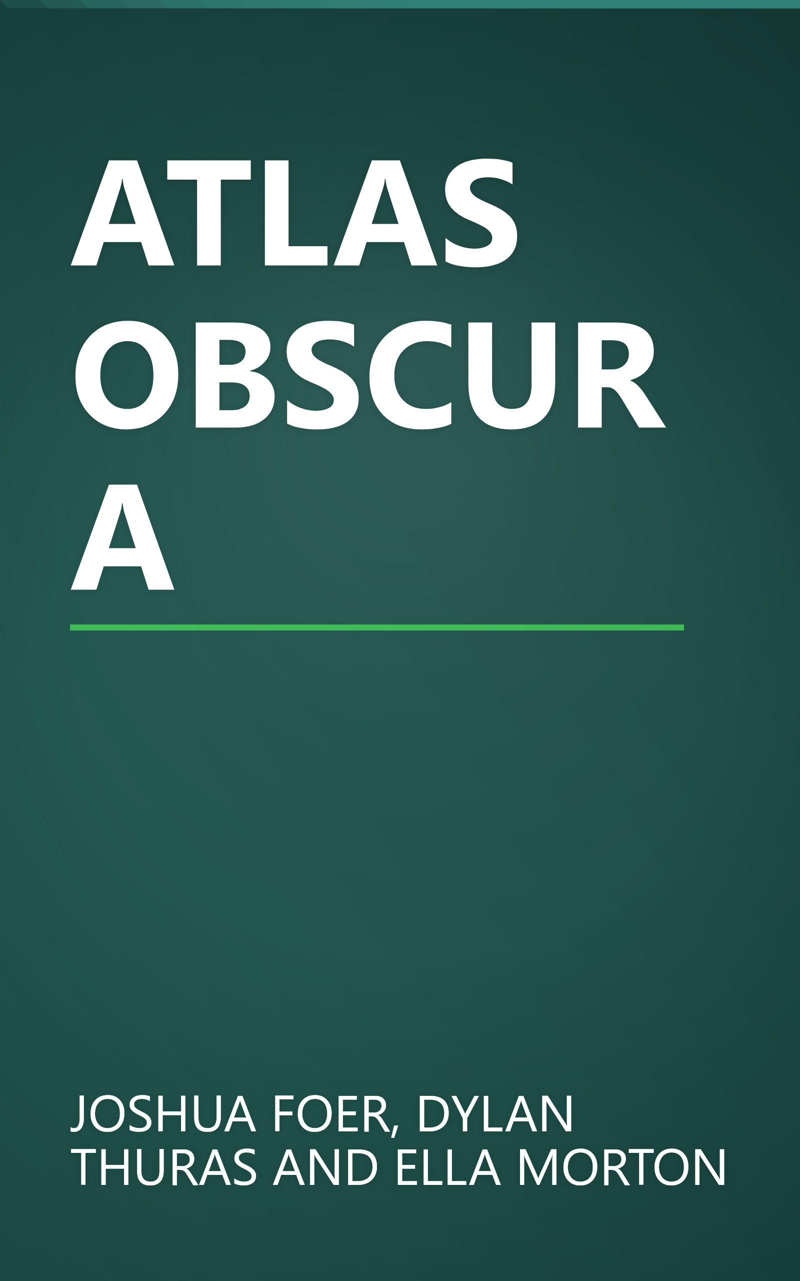 ATLAS OBSCURA book cover