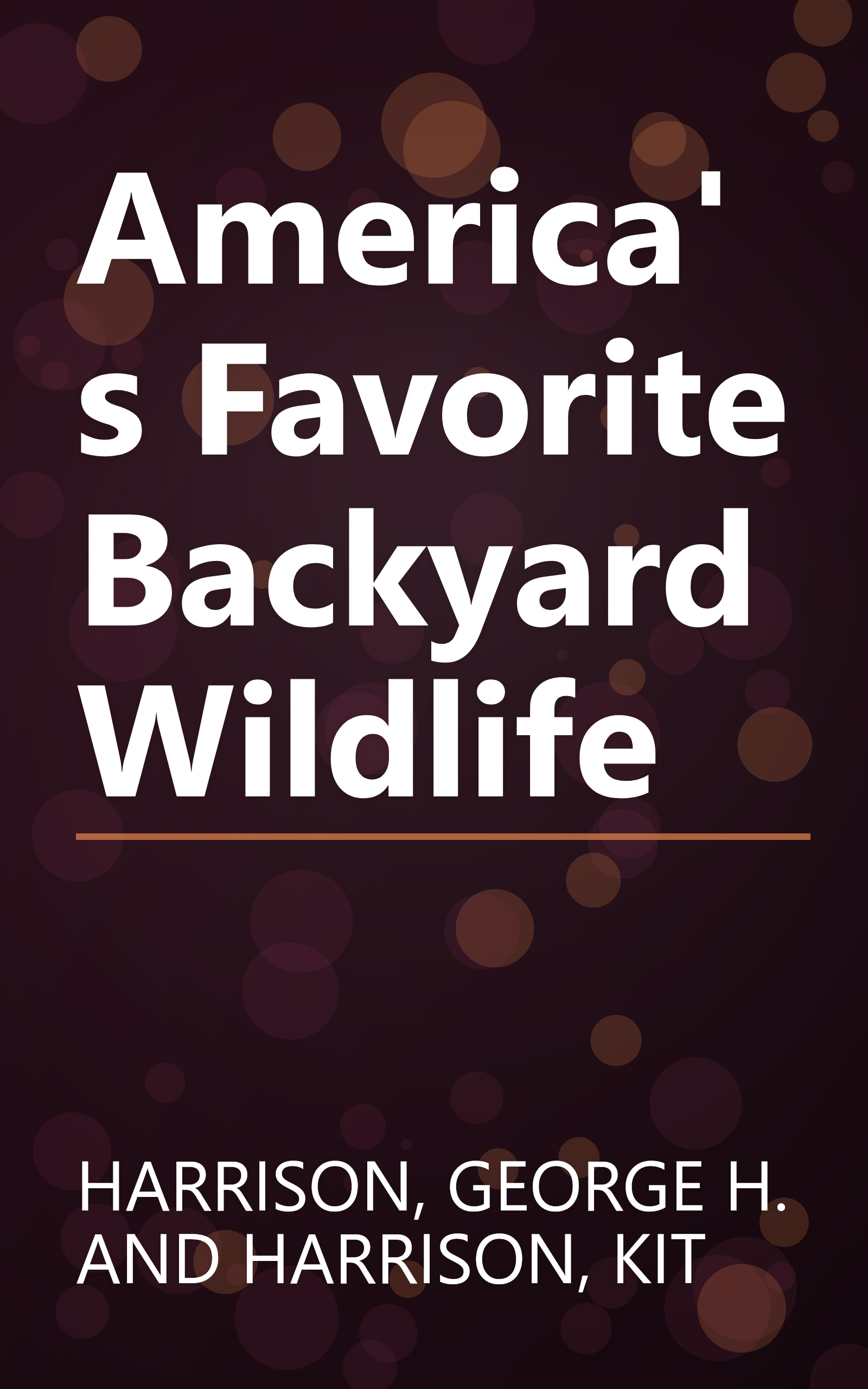 America's Favorite Backyard Wildlife book cover