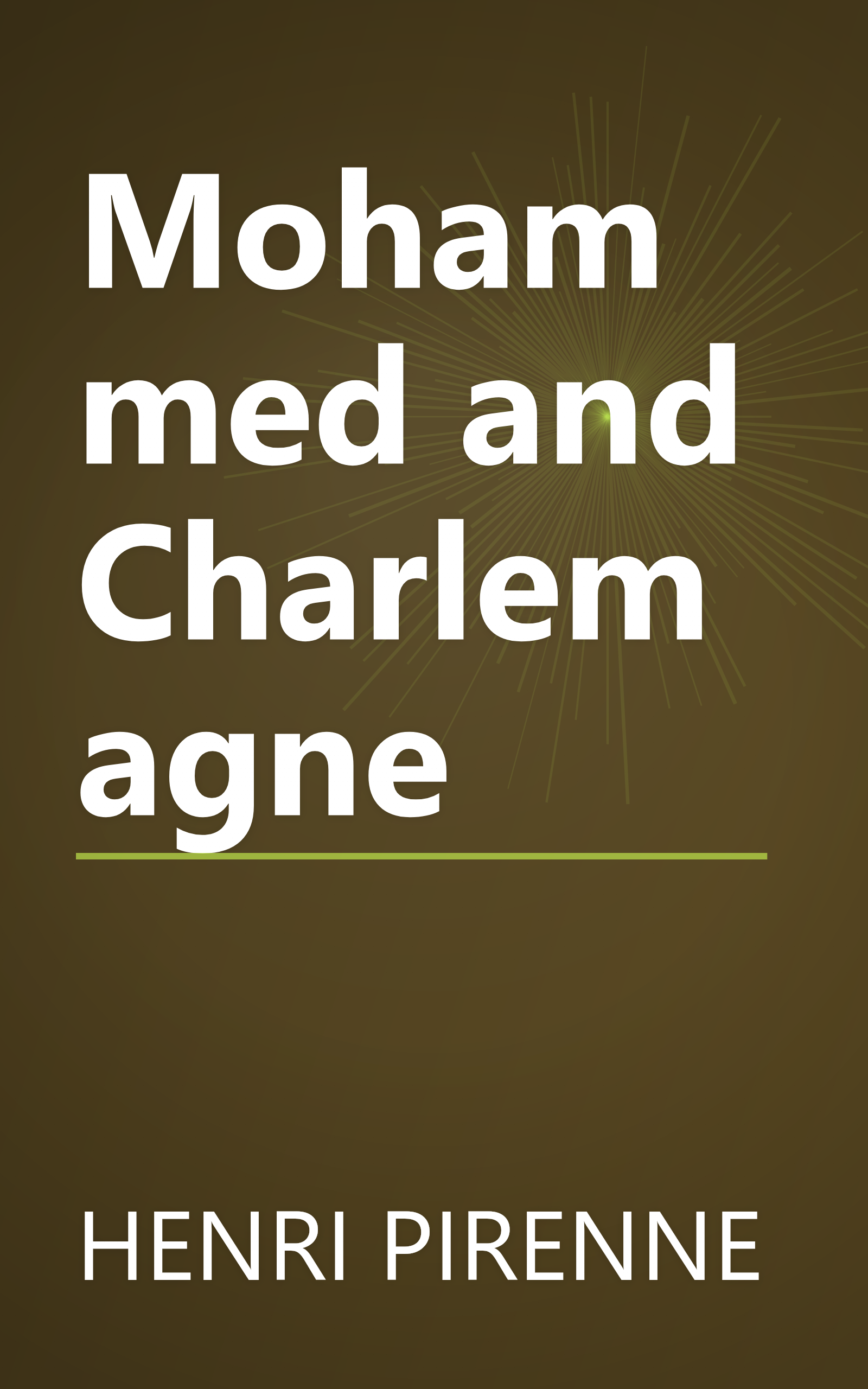 Mohammed and Charlemagne book cover