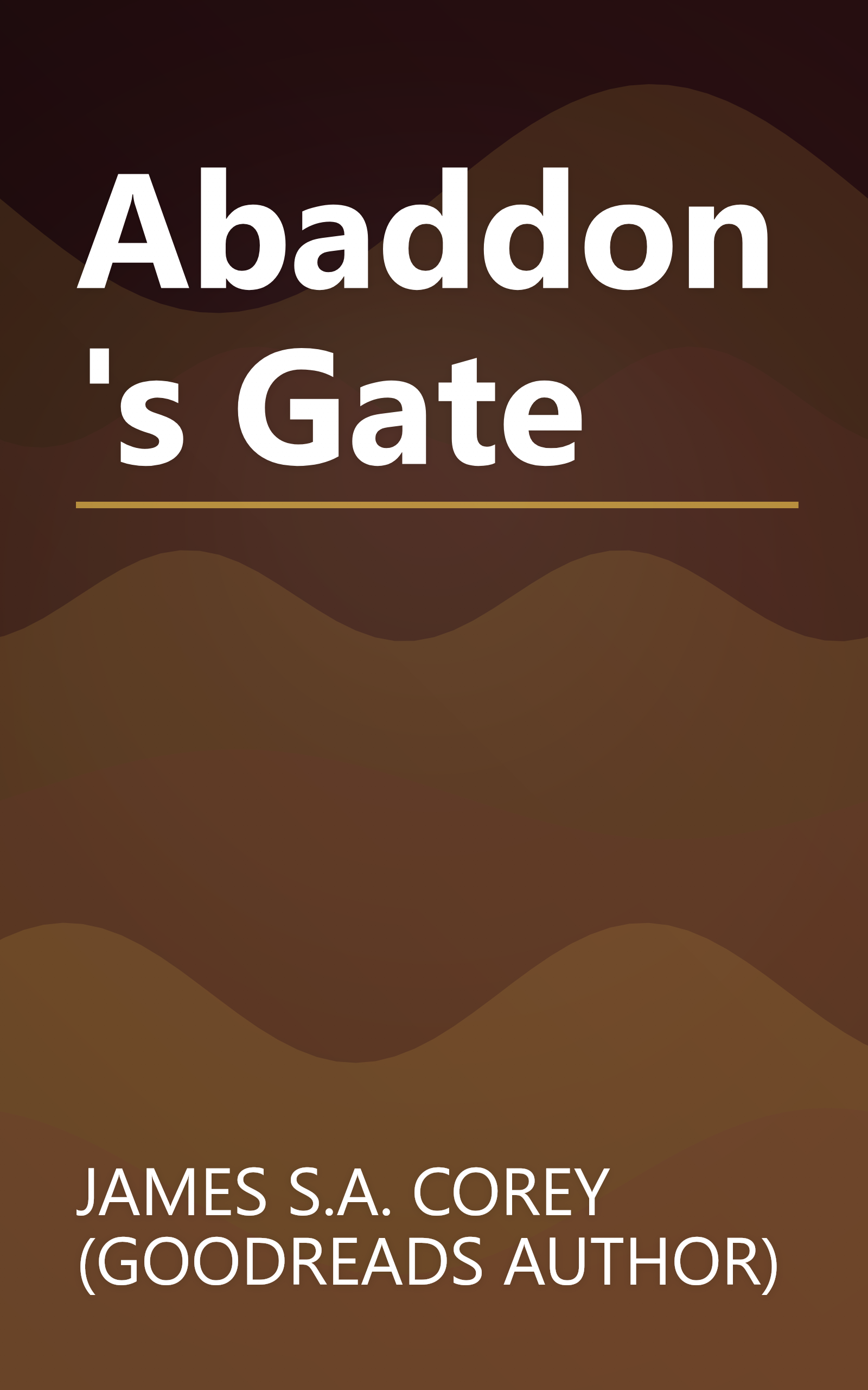 Abaddon's Gate book cover