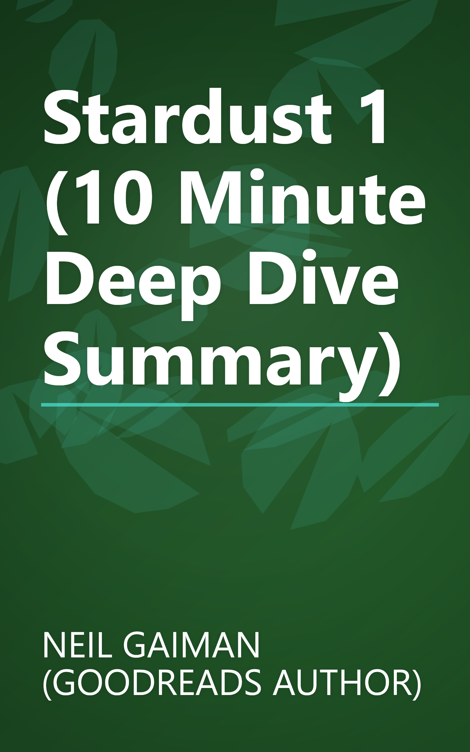 Stardust 1 (10 Minute   Deep Dive Summary) book cover