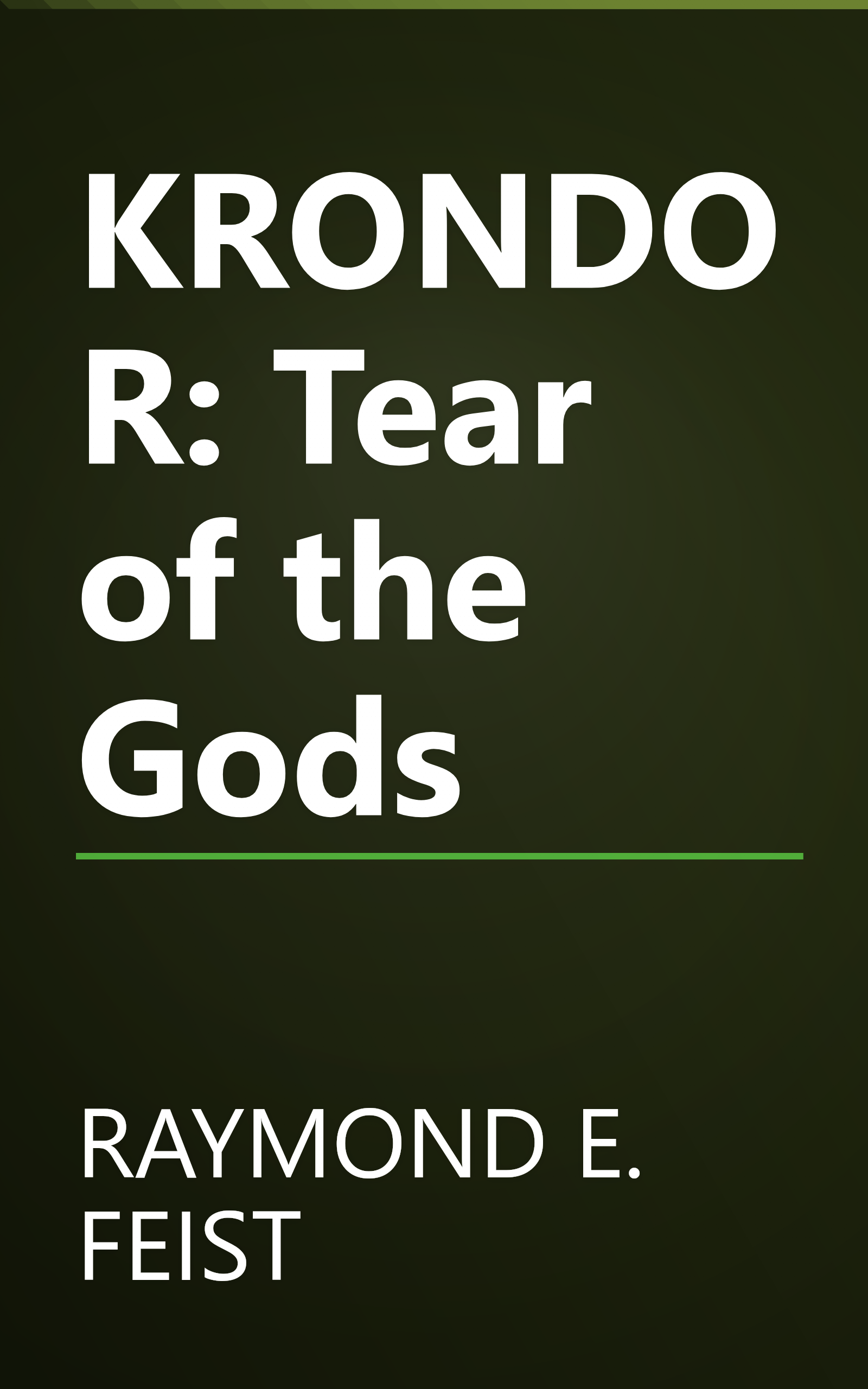 KRONDOR: Tear of the Gods book cover