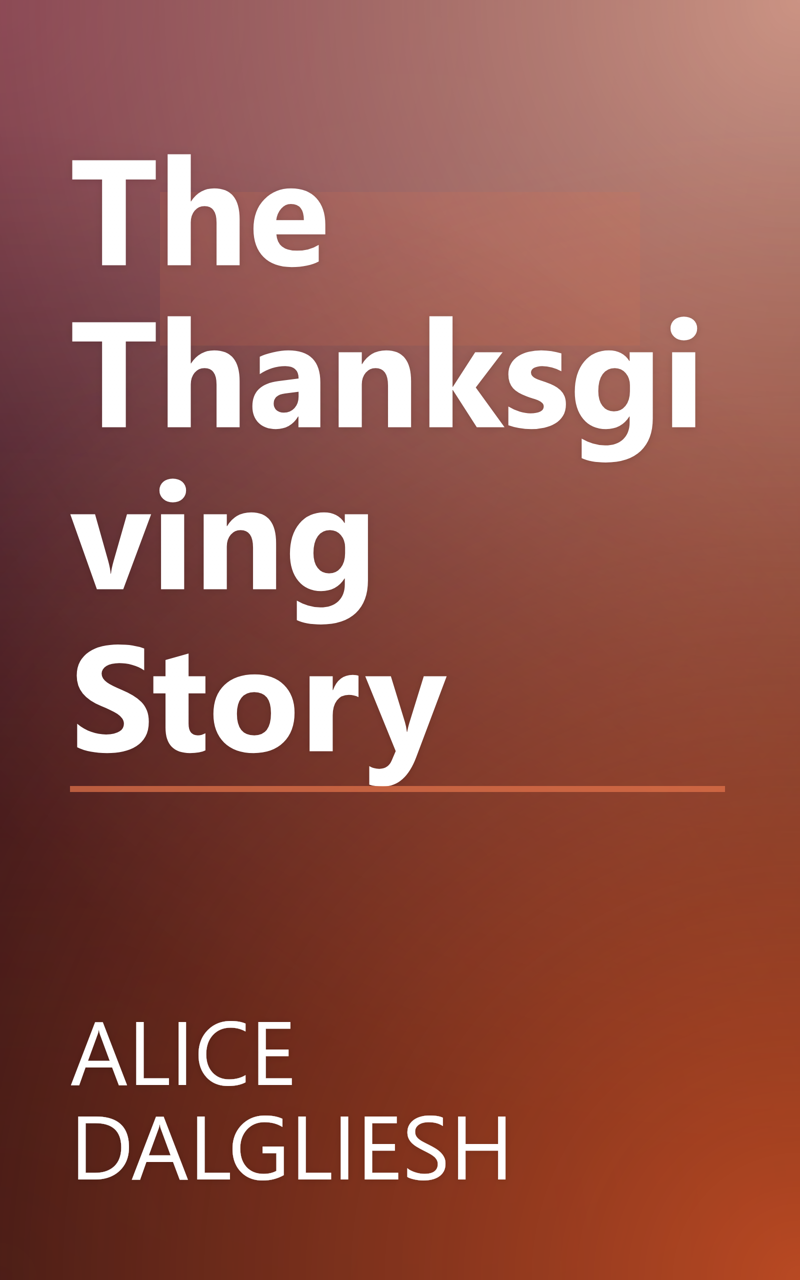 The Thanksgiving Story book cover
