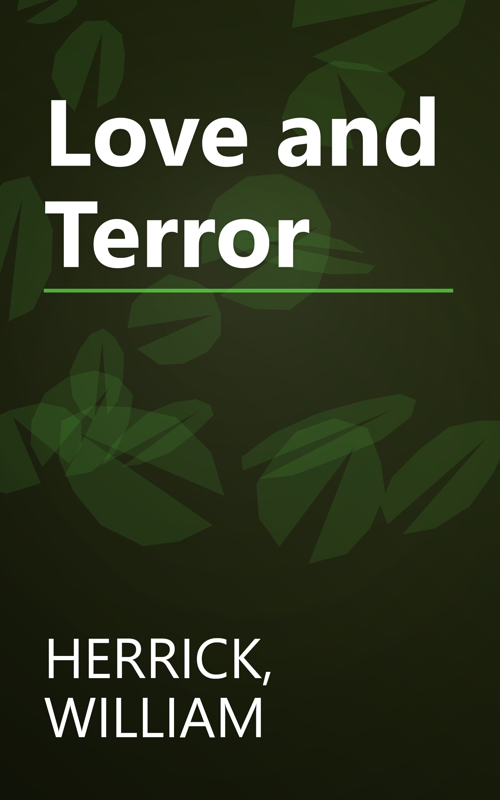 Love and Terror book cover