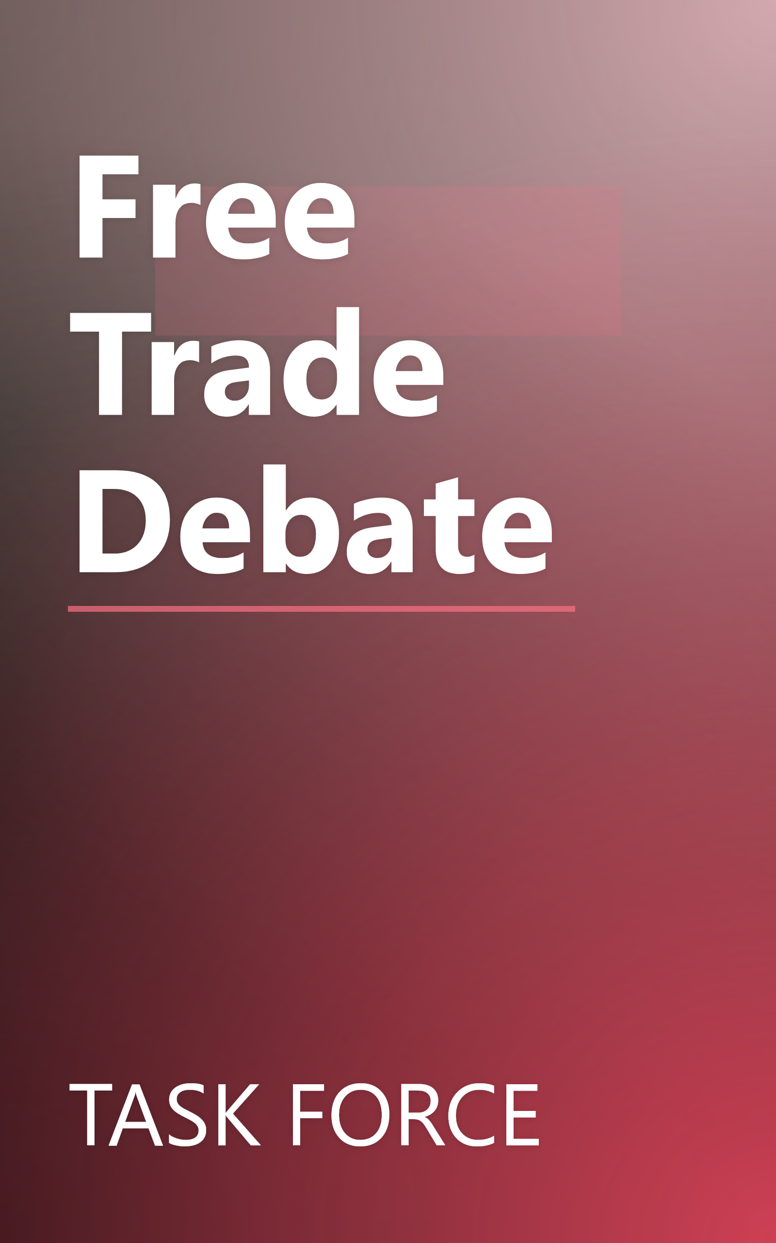 Free Trade Debate book cover