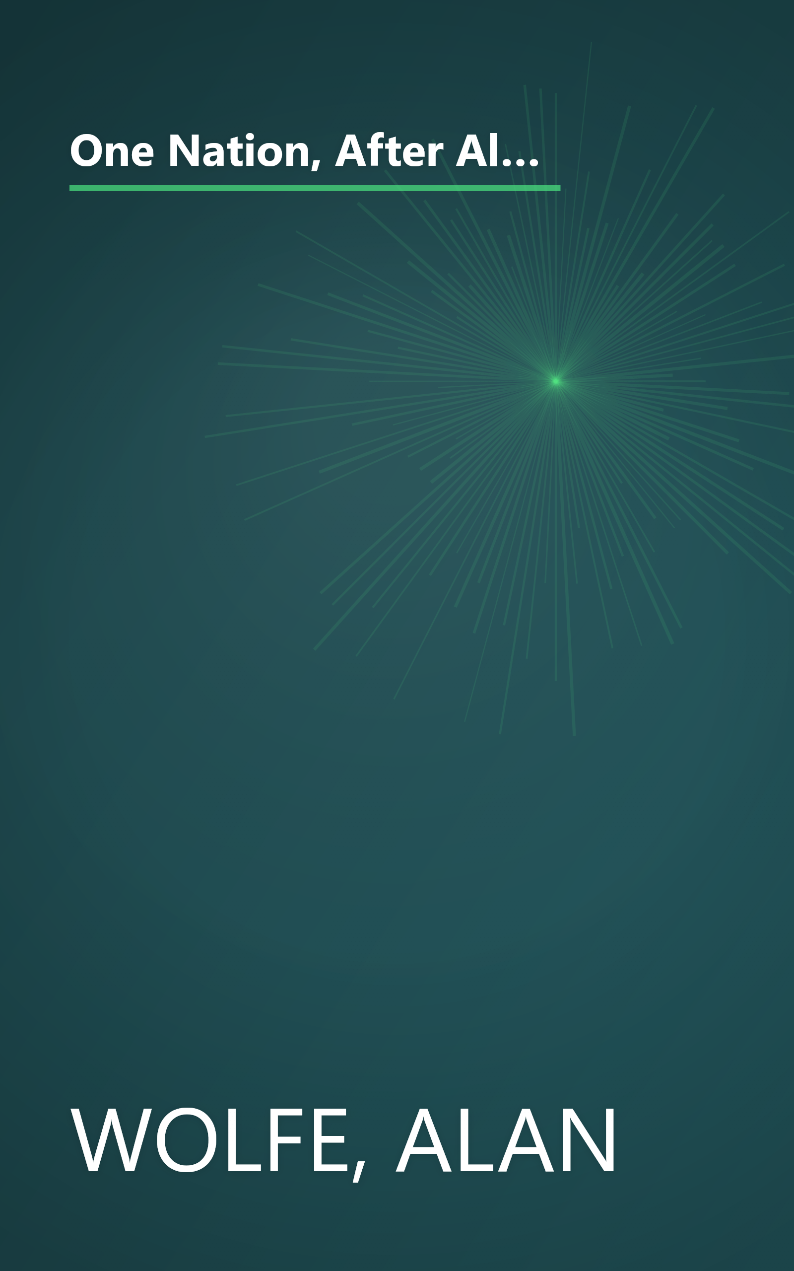 One Nation, After All : What Americans Really Think About God, Country, Family, Racism, Welfare, Immigration, Homosexuality, Work, The Right, The Left and Each Other book cover