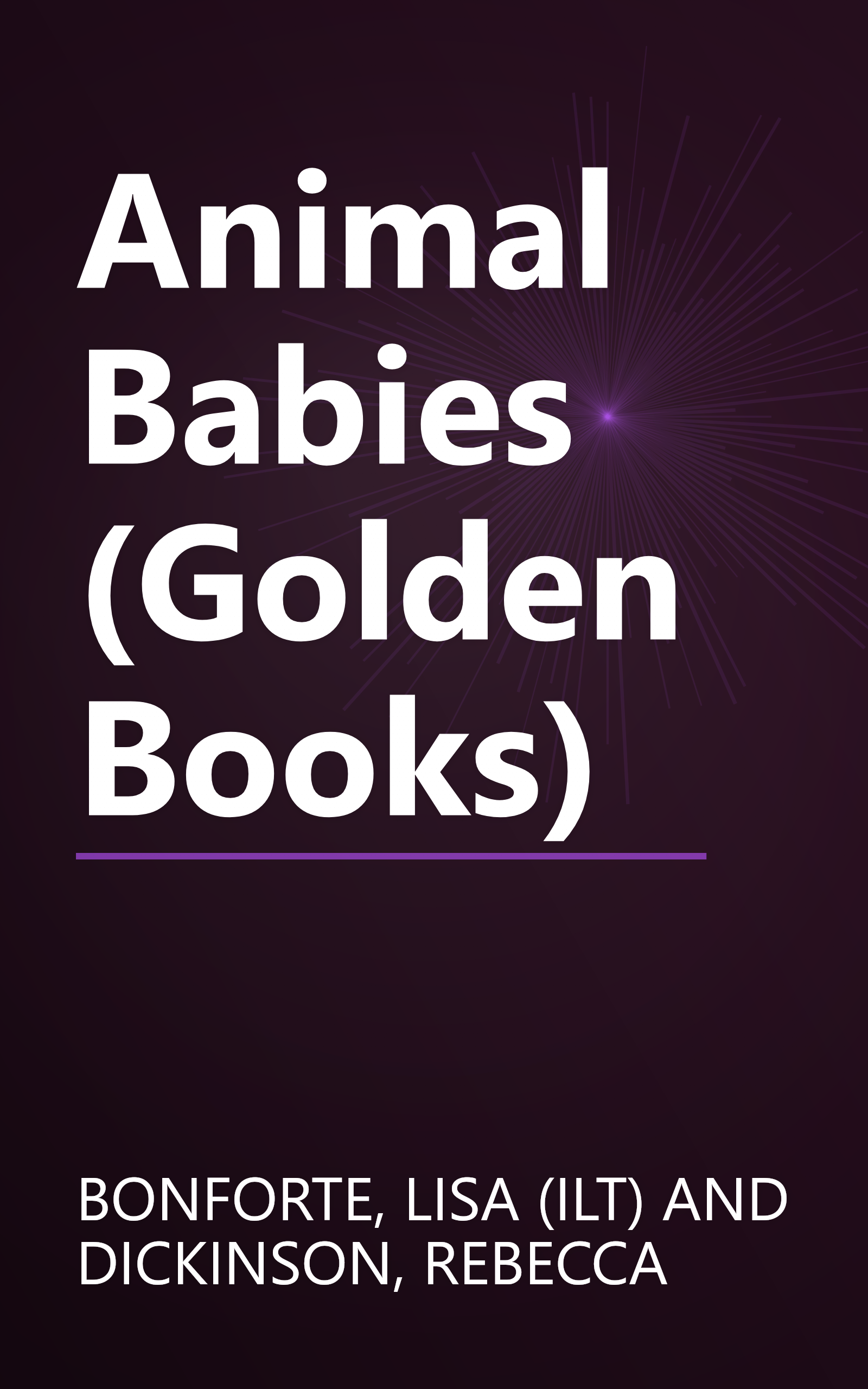 Animal Babies (Golden Books) book cover