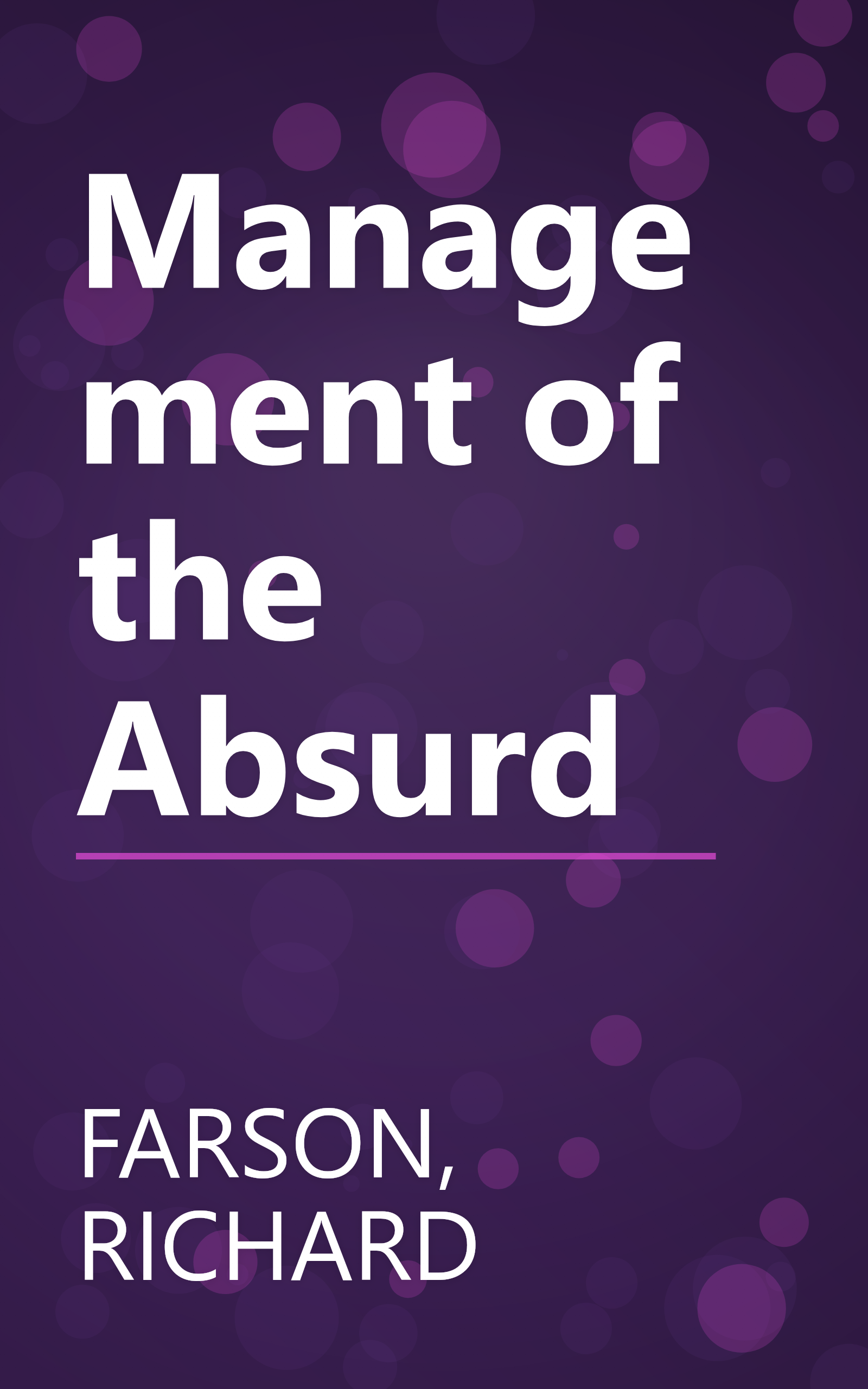 Management of the Absurd book cover