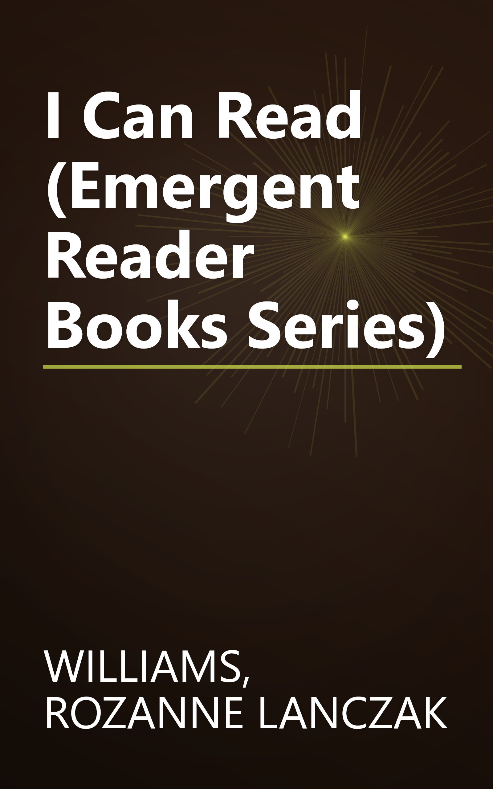 I Can Read (Emergent Reader Books Series) book cover