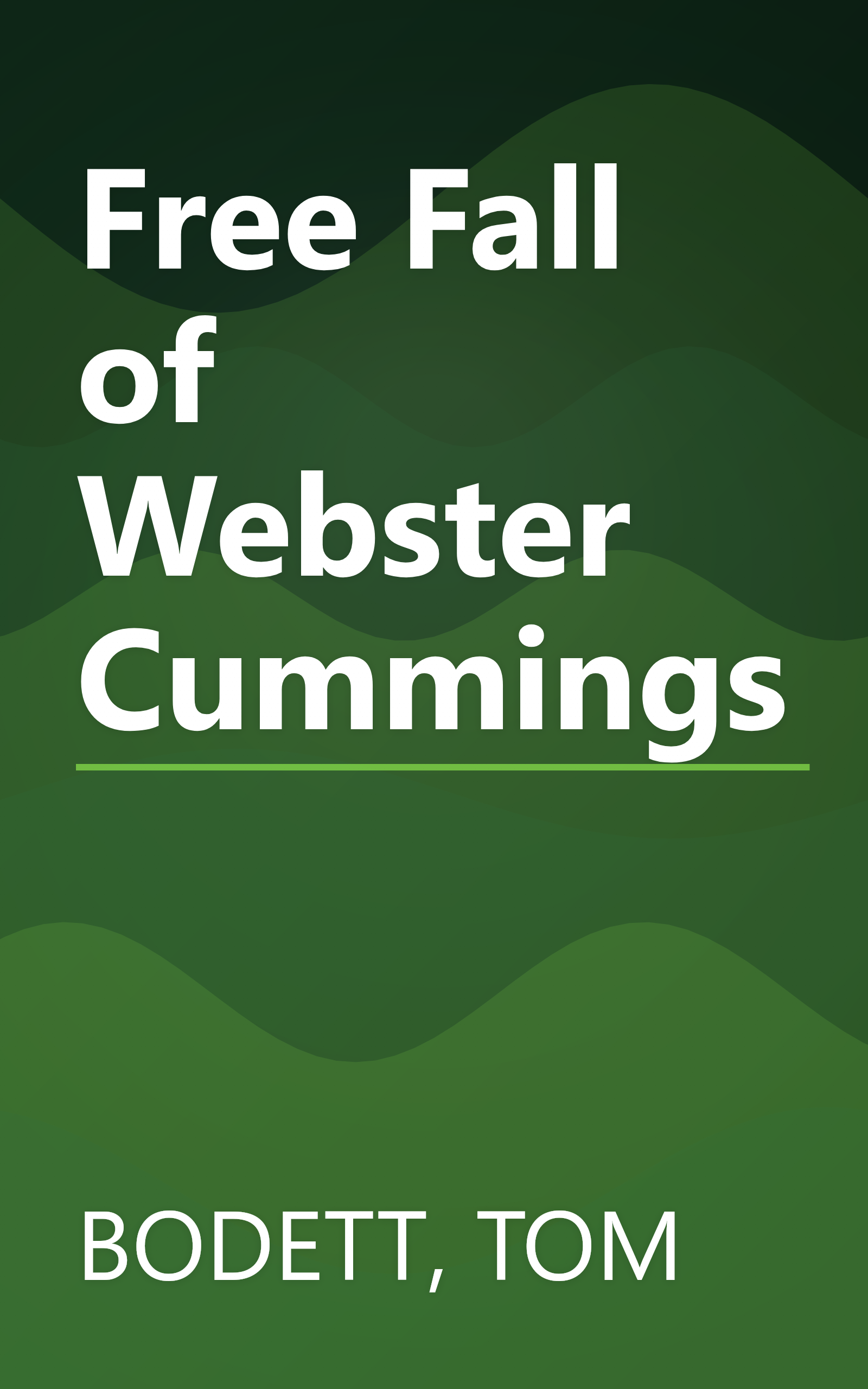 Free Fall of Webster Cummings book cover