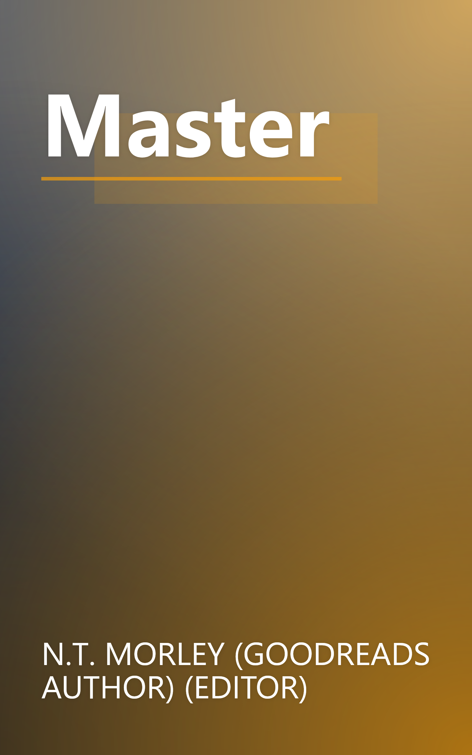 Master book cover