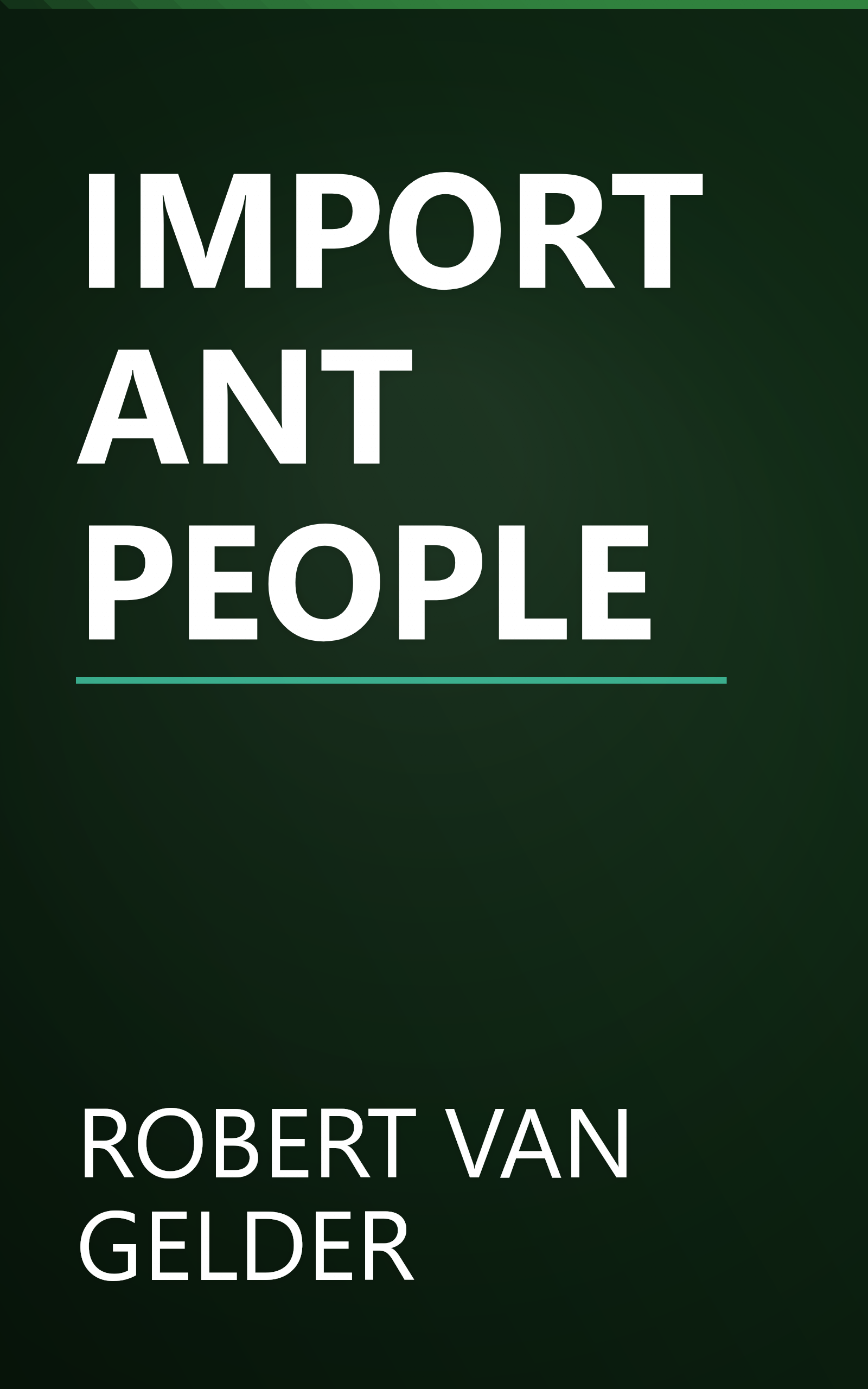 IMPORTANT PEOPLE book cover