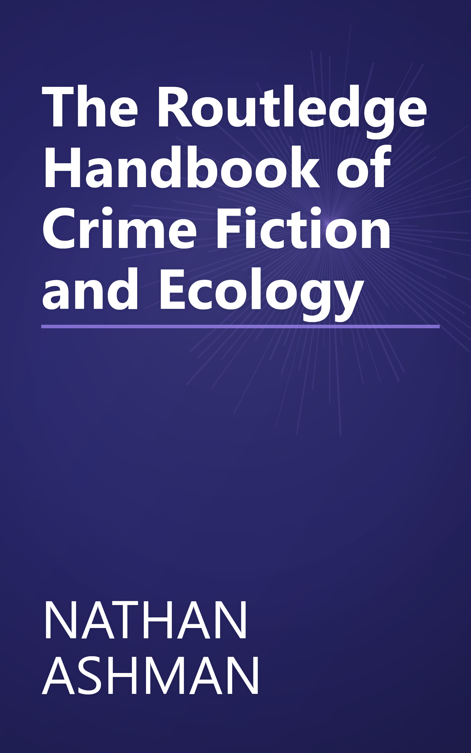 The Routledge Handbook of Crime Fiction and Ecology book cover