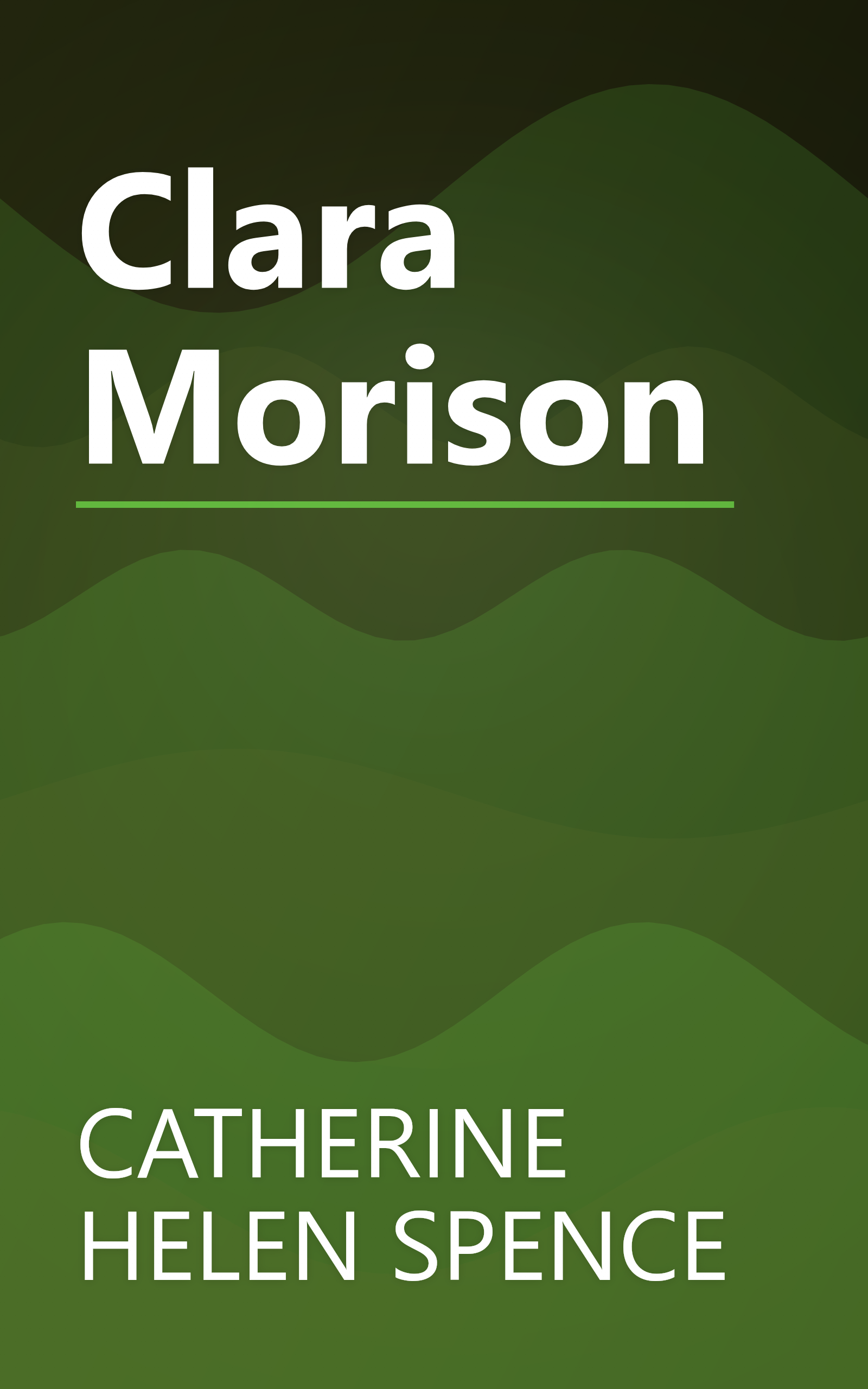 Clara Morison book cover