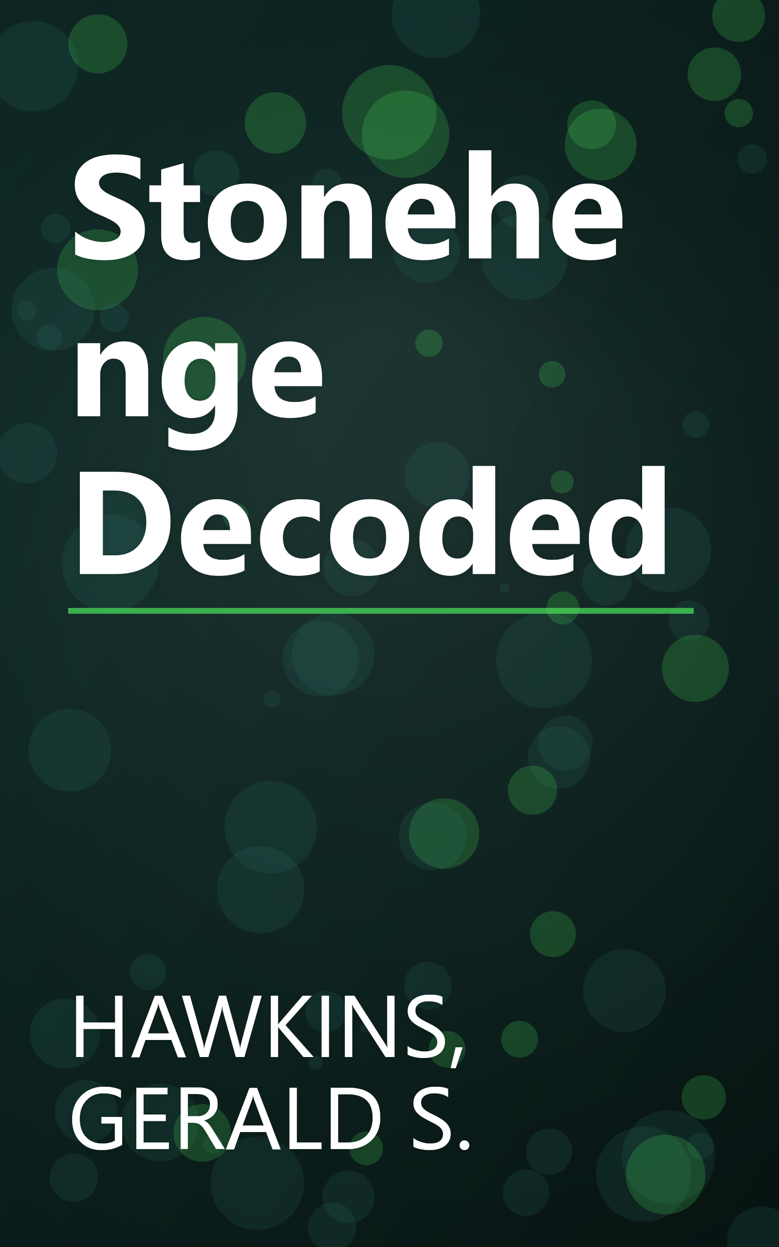 Stonehenge Decoded book cover