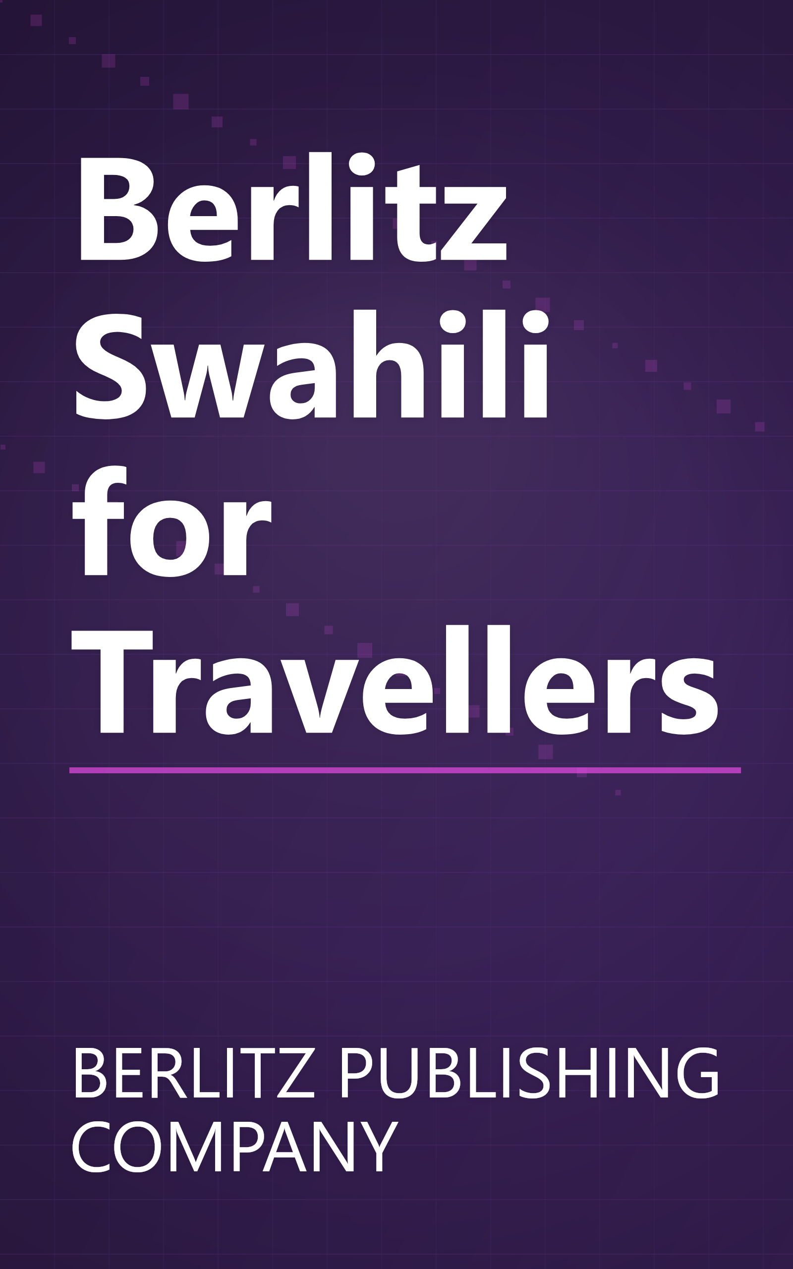Berlitz Swahili for Travellers book cover
