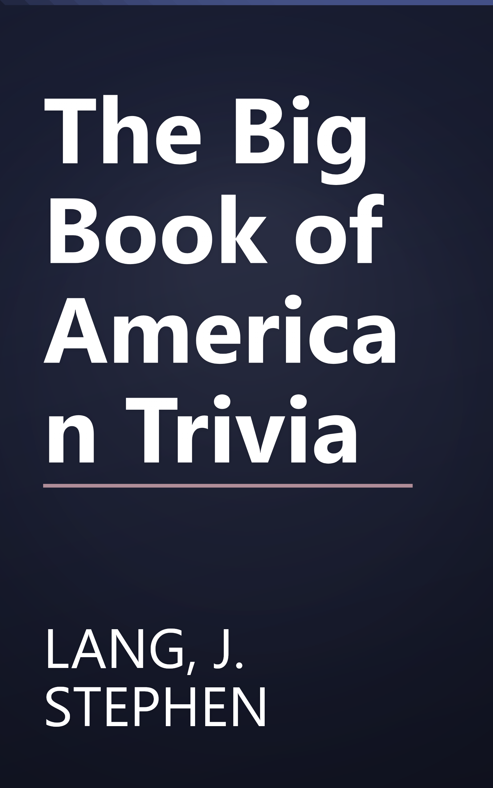 The Big Book of American Trivia book cover